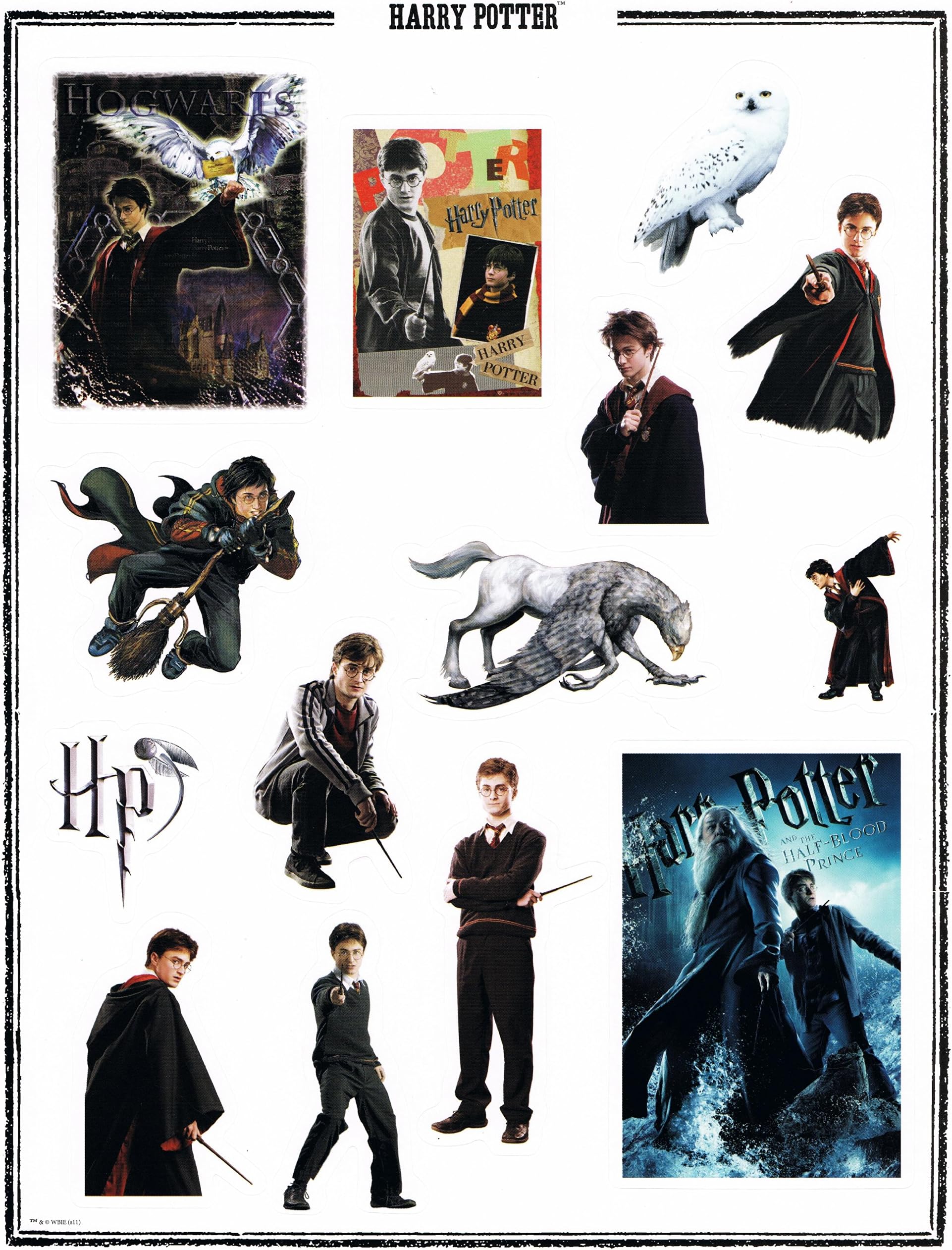 Amazon.com: Cinereplicas Harry Potter - Stickers Logos (Set of 55 ...