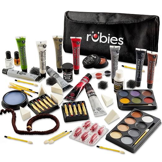 Amazon.com: Rubies Halloween FX Value Makeup Set - 58pc Complete ...