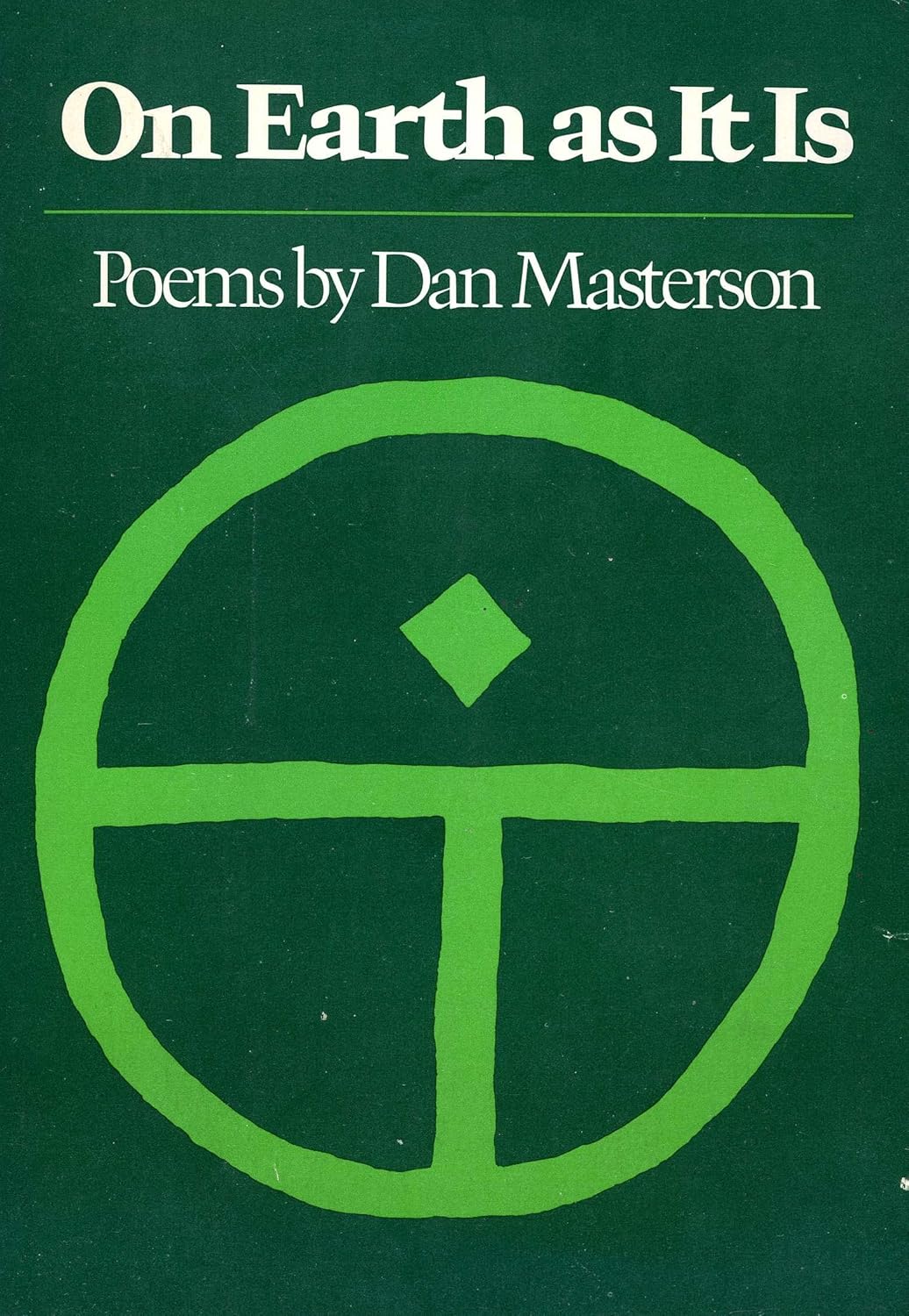 On earth as it is : poems: Masterson, Dan: 9780252006647: Amazon.com: Books