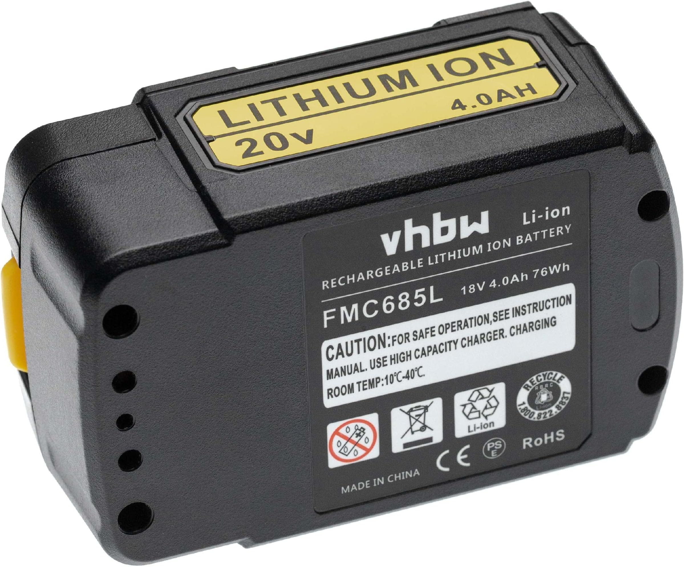 Stanley FATMAX Batterie Lithium Ion 18V 4Ah Compatible avec la Gamme ...