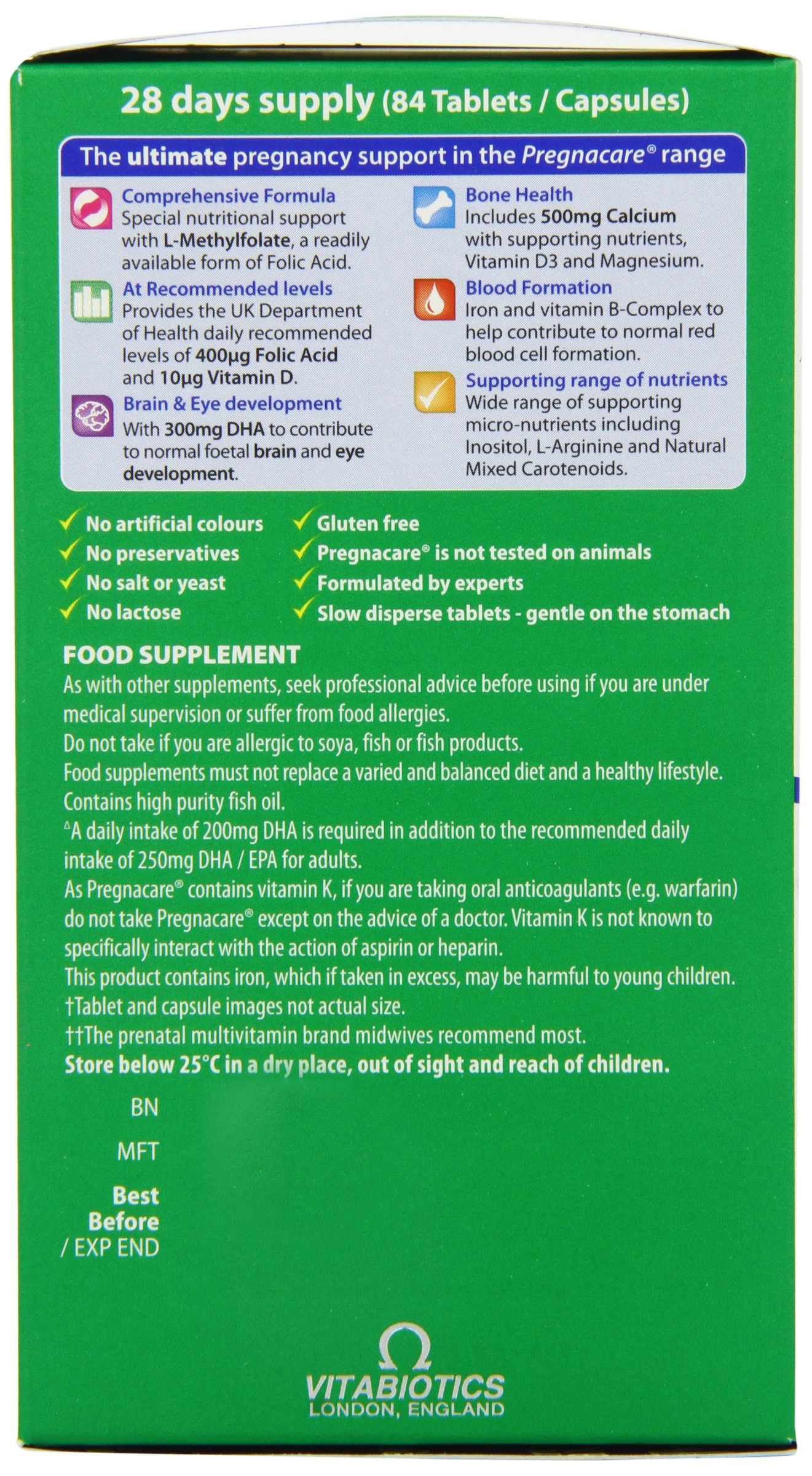 Buy Pregnacare Max - Pregnancy Vitamins Supplement For Women. UK's No.1 ...