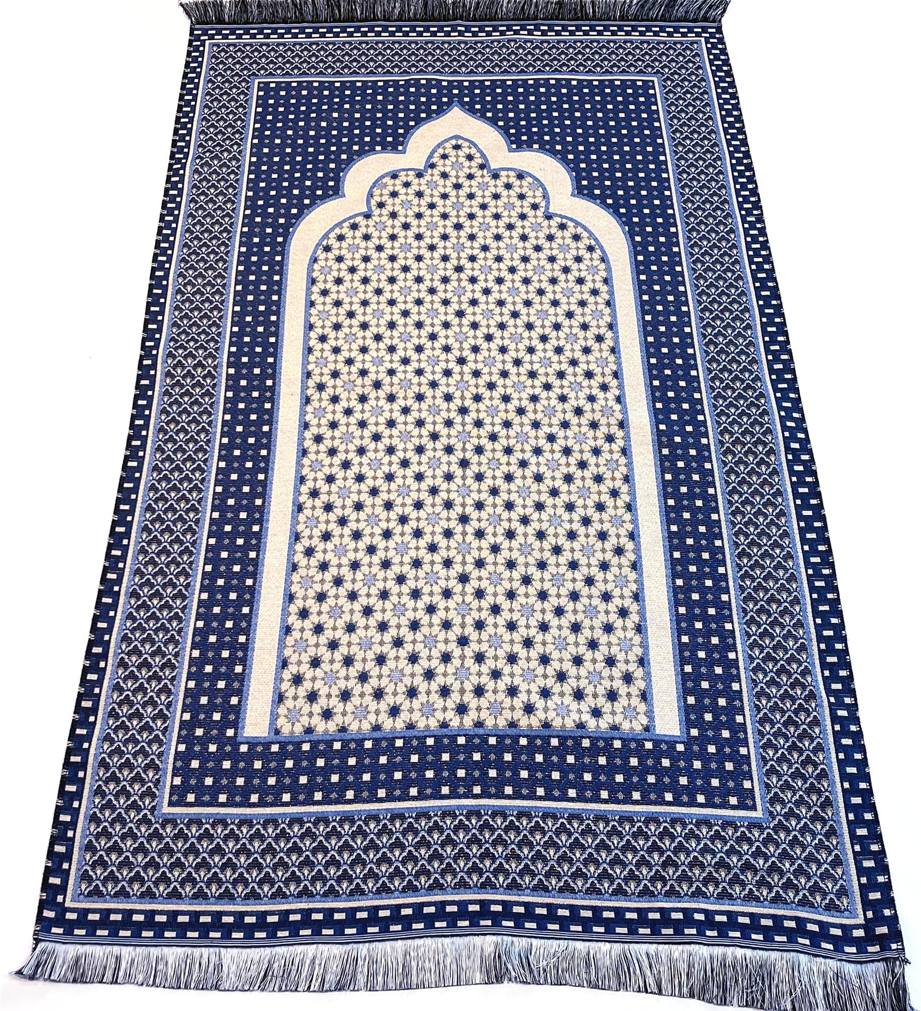 Amazon.com: Prayer Mat with Prayer Beads - Prayer Rug, Muslim Prayer ...