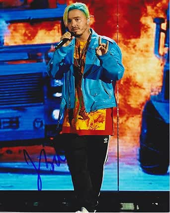 Amazon.com: J Balvin signed 8x10 photo : Home & Kitchen