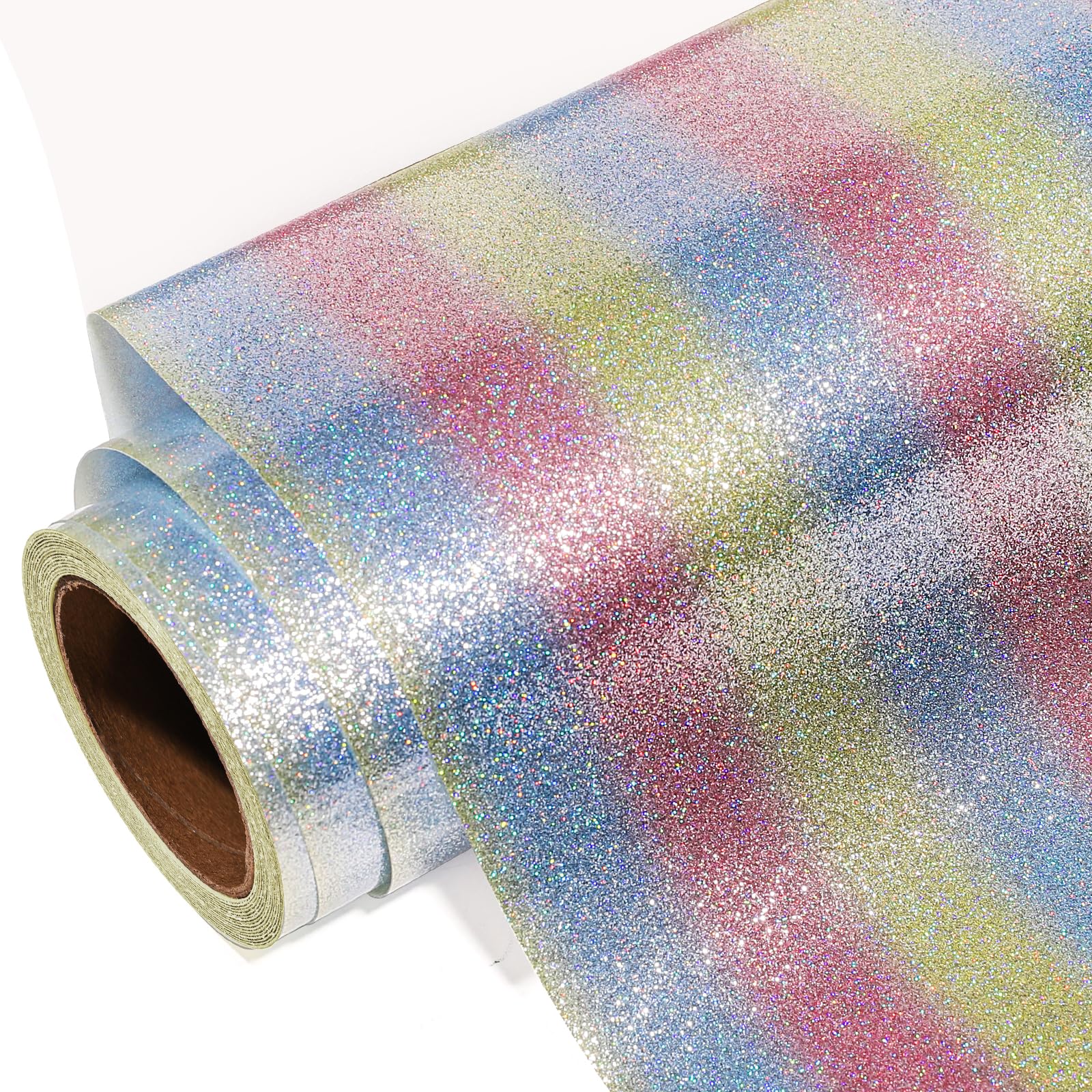 Snapklik.com : Glitter HTV Glitter Heat Transfer Vinyl - 9.8" X 5ft ...