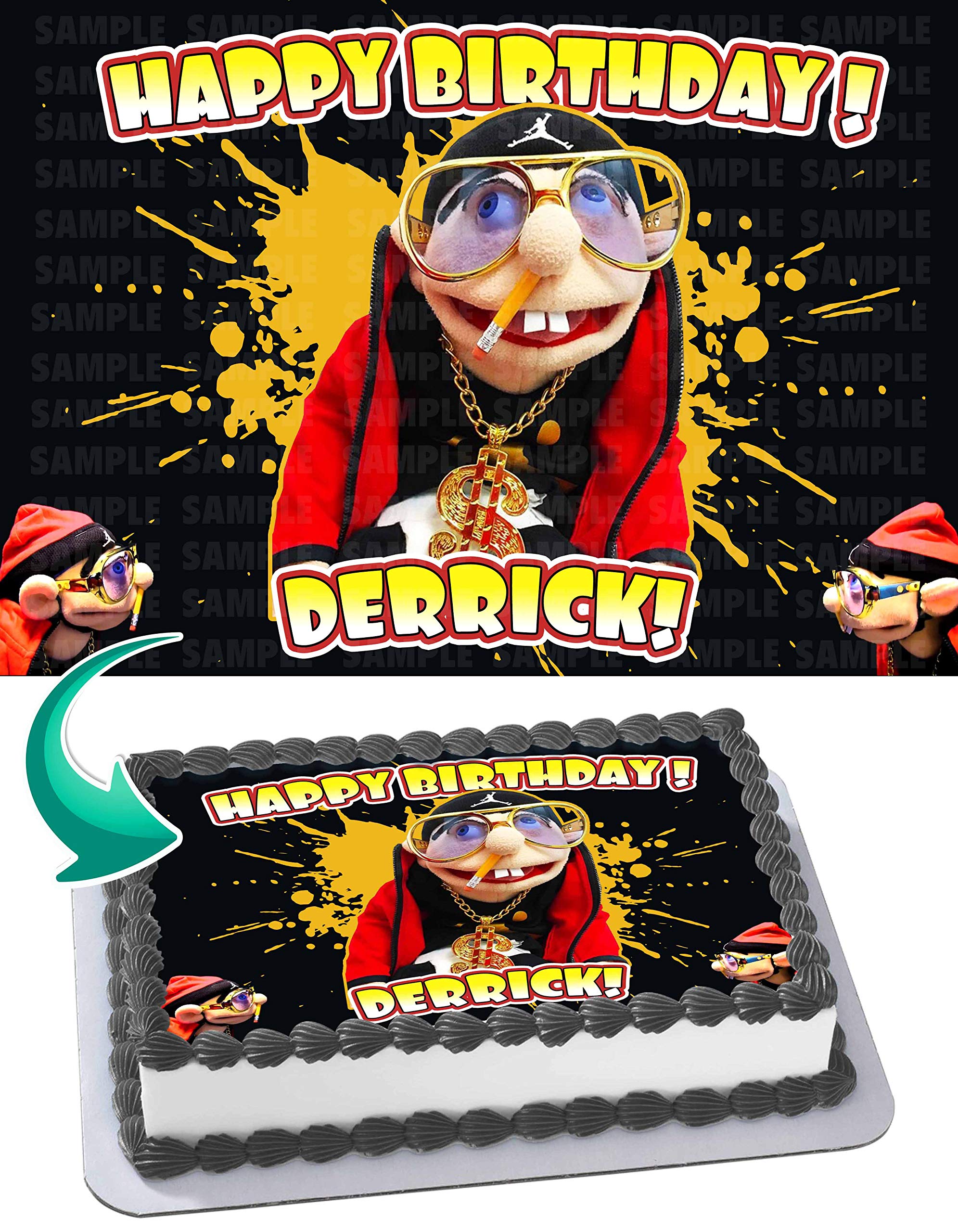 Buy Jeffy SML the Rapper Edible Image Cake Topper Party Personalized 1/ ...