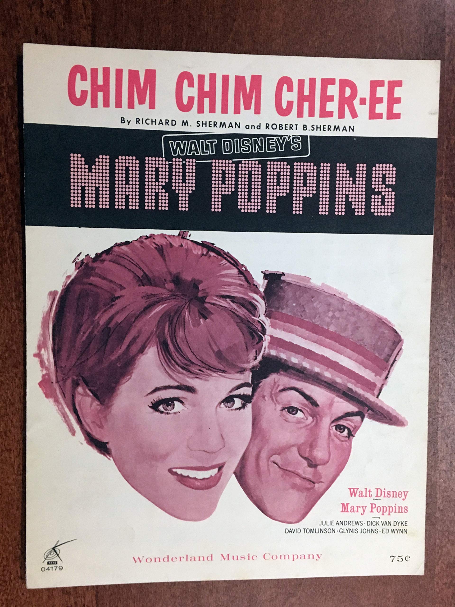 Buy CHIM CHIM CHER-EE (Richard and Robert Sherman SHEET MUSIC) from the 1964 film Mary Poppins ...