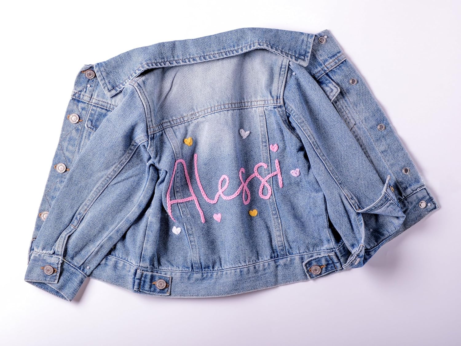 Personalized Baby Denim Jacket, Custom Toddler Baby Jean Jacket with ...