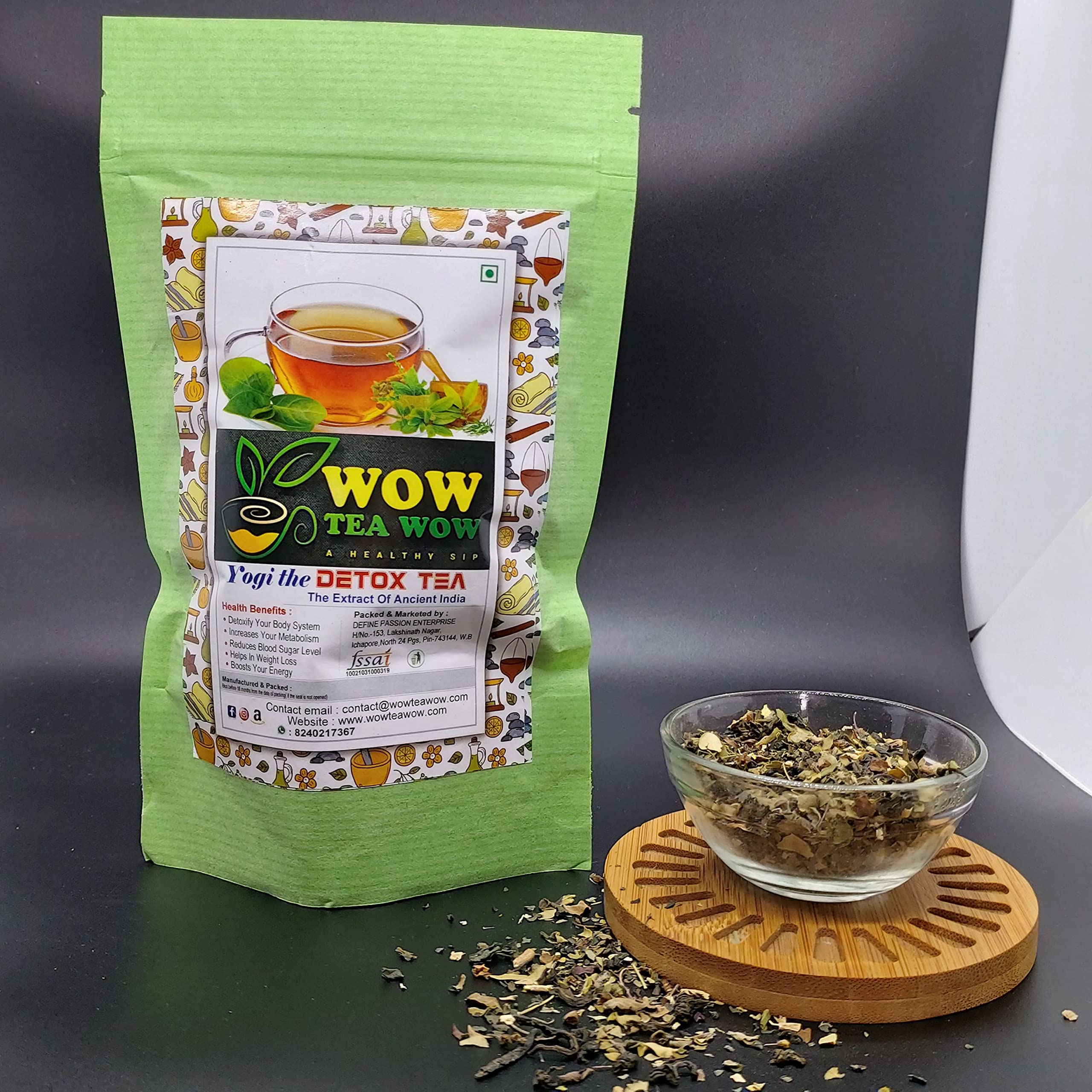 Buy Wow Tea Wow Green Tea (Yogi the Detox Tea) Online at desertcartINDIA