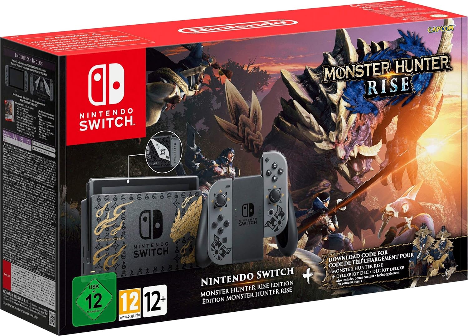Nintendo Switch (Monster Hunter Rise Edition) Switch) : Amazon.co.uk ...