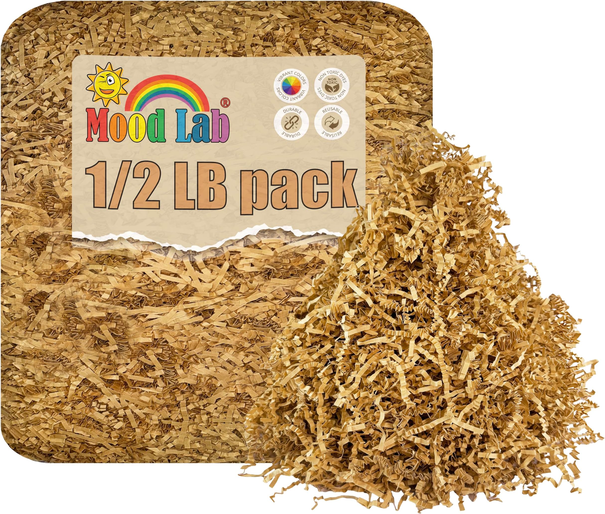 Amazon.com: Drasawee Raffia Grass Shredded Paper Filling Natural Gift ...