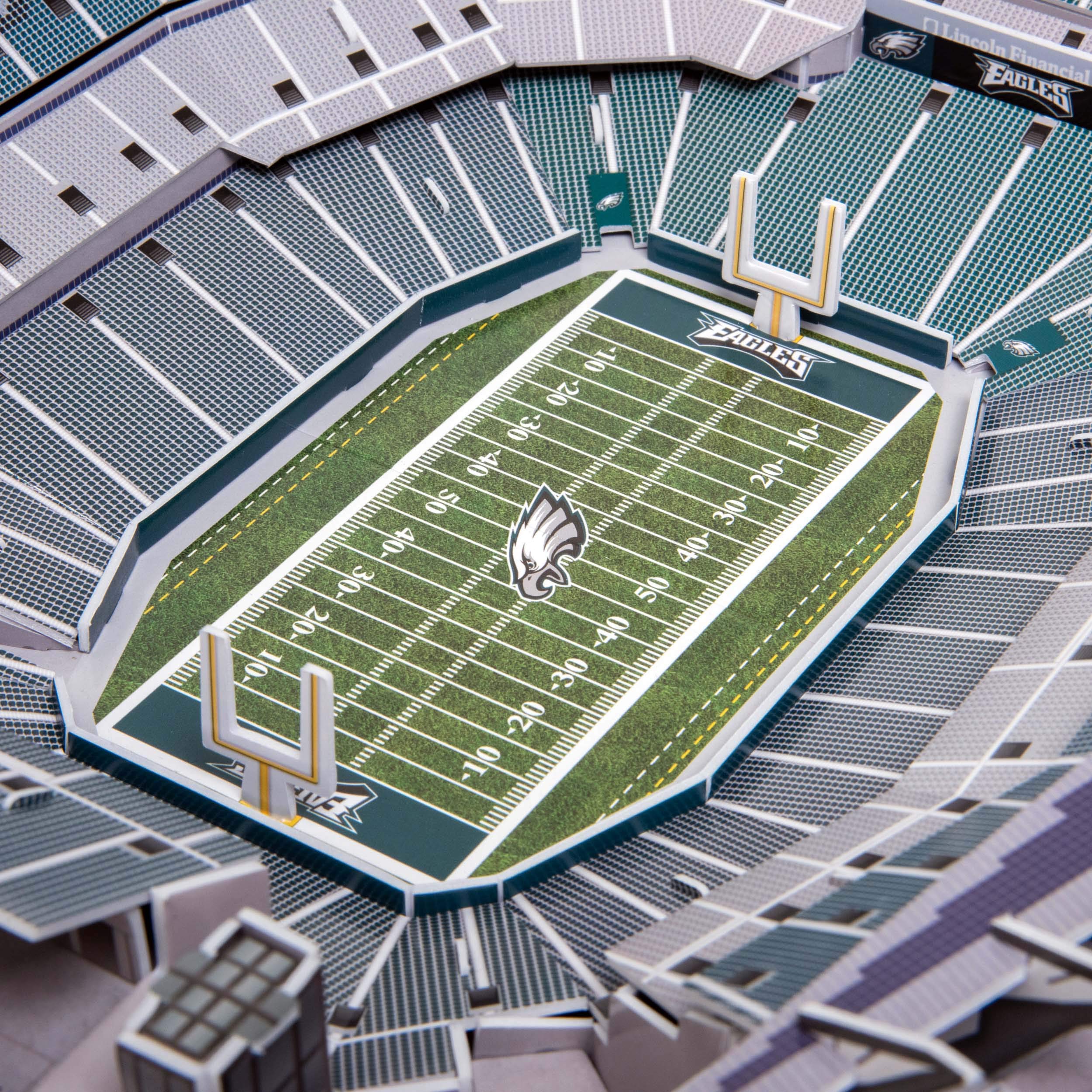 NFL Philadelphia Eagles Team Football Stadium PZLZ 3D Paper Model ...