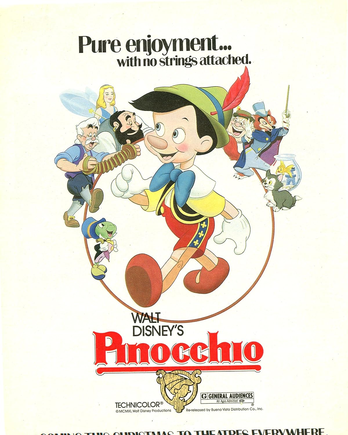 Amazon.com: Pinocchio ad original 1pg 8x10 clipping magazine photo # ...