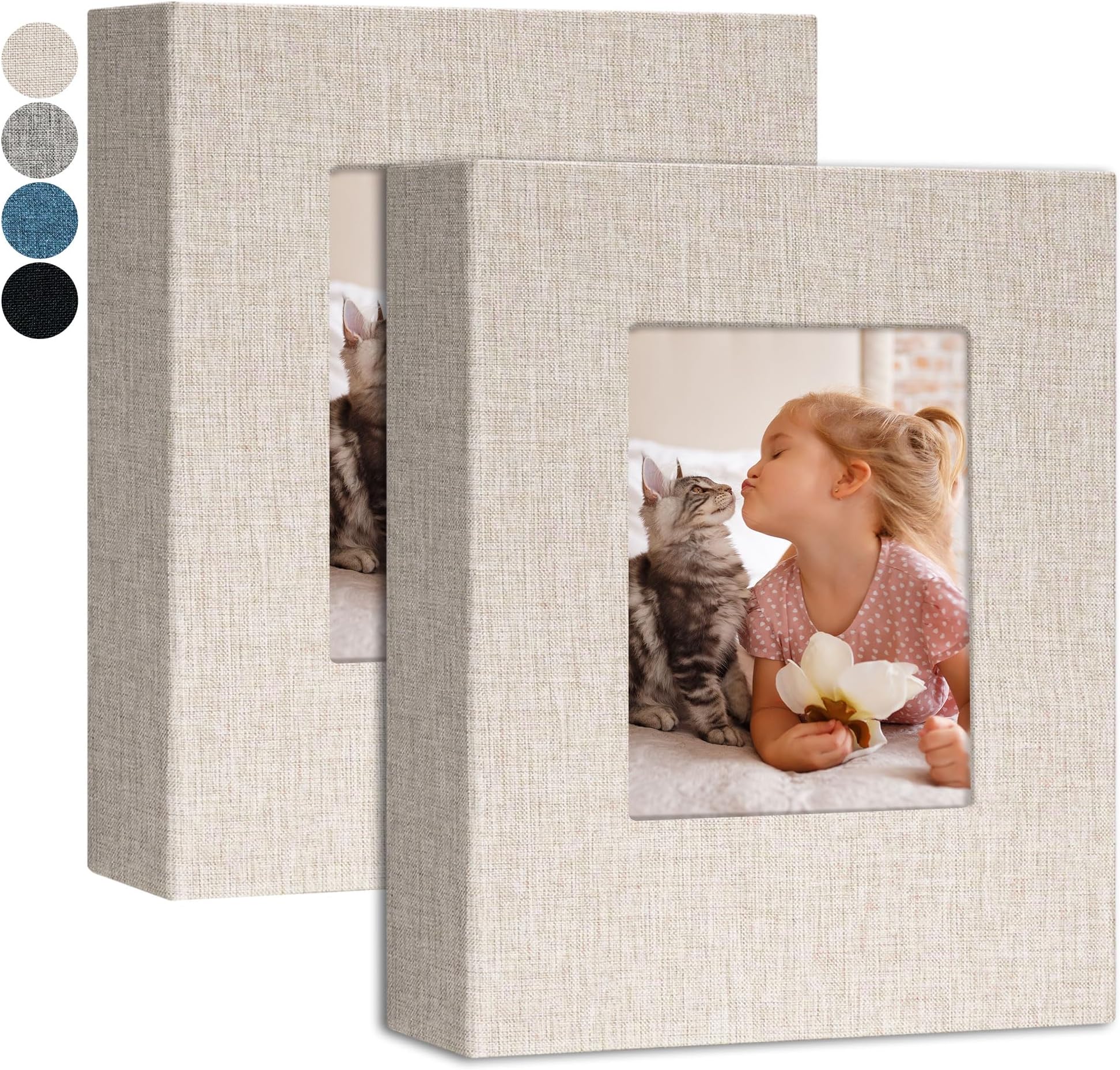 Amazon.com: Vienrose Premium Small Photo Album 4x6 for 20 Pictures ...