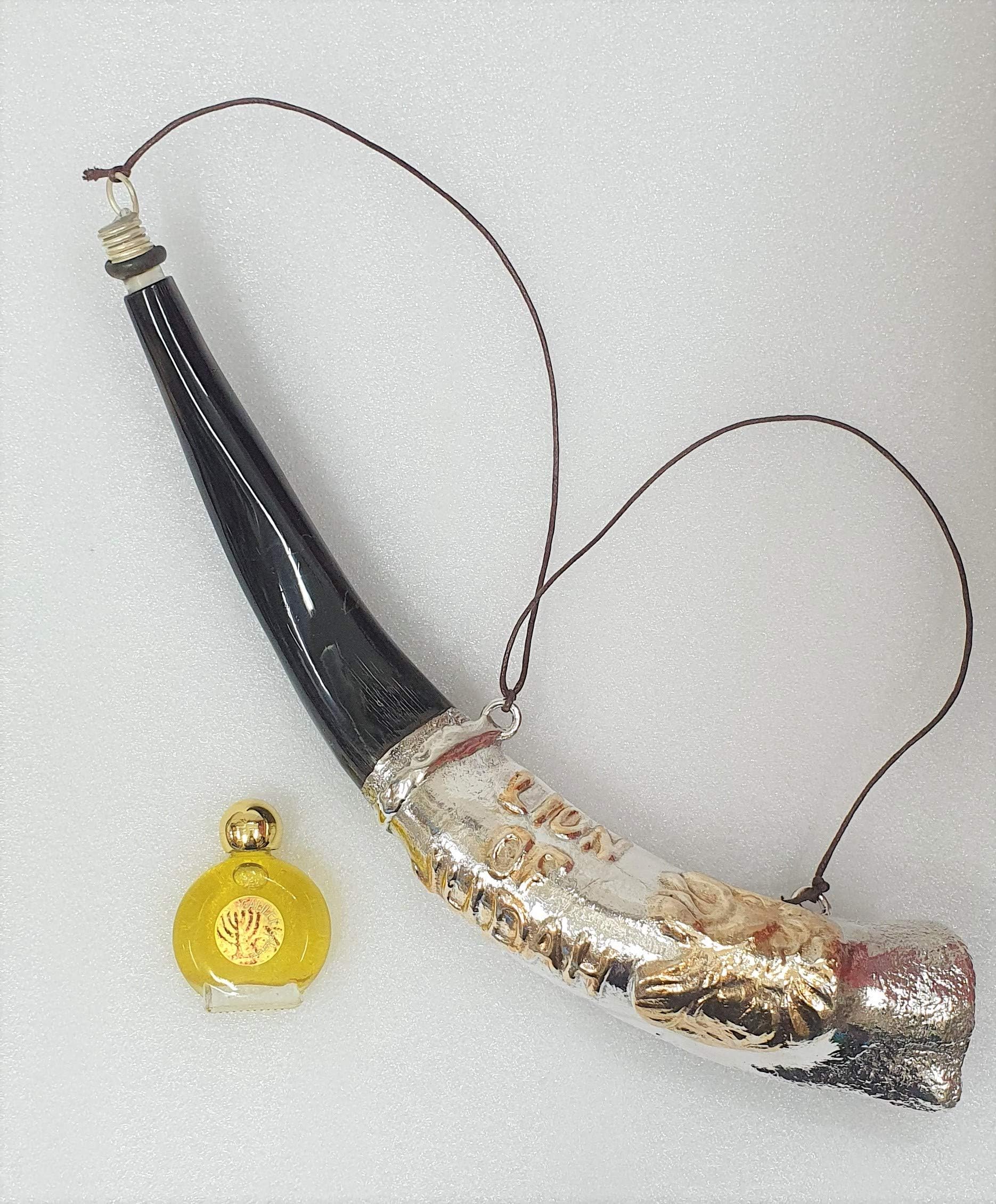 Amazon.com: SHOFAROT ISRAEL BARSHESHET - RIBAK Silver 925 Anointing ...