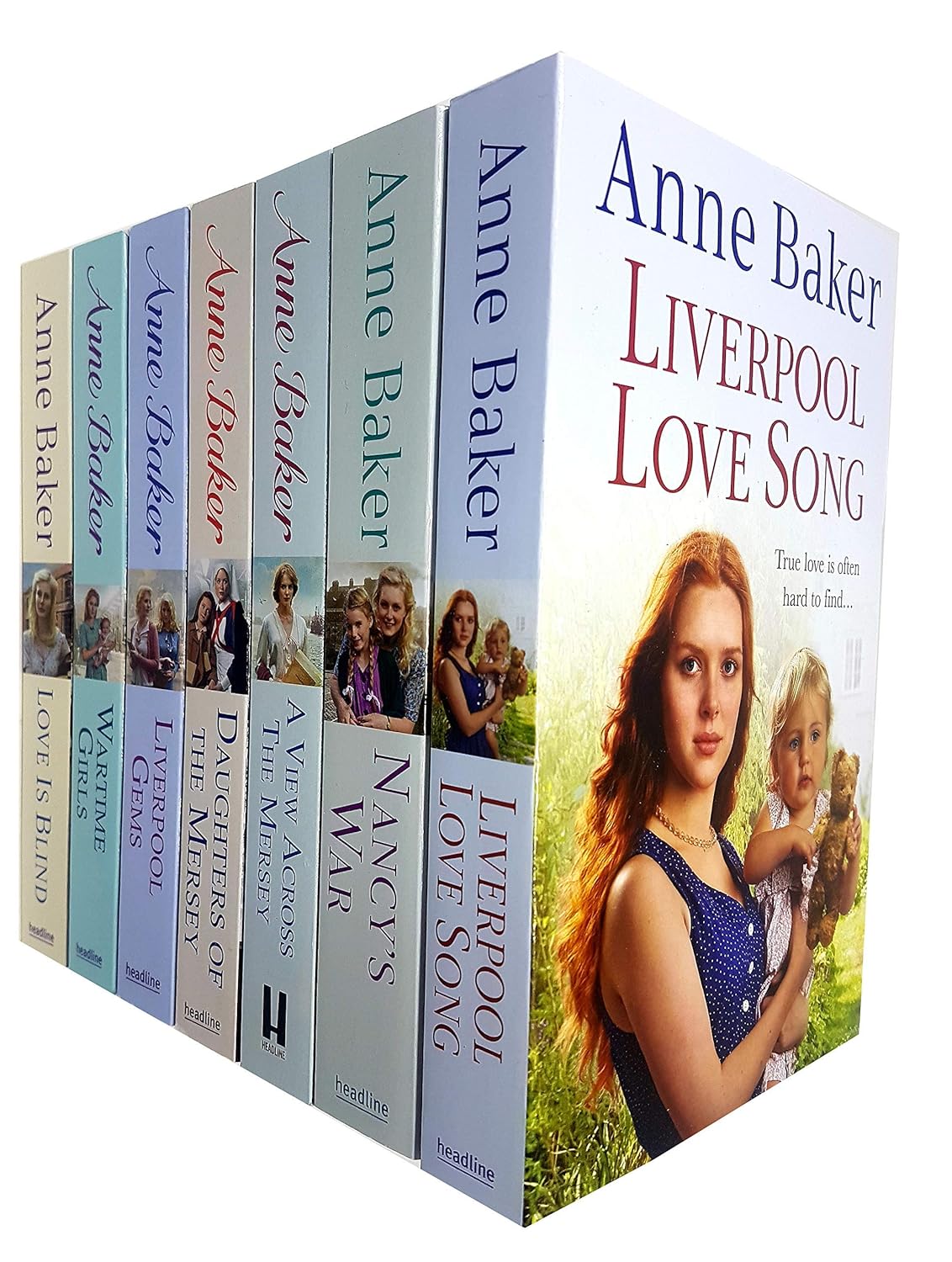 Anne Baker Collection 7 Books Set (Daughters of the Mersey, Liverpool ...