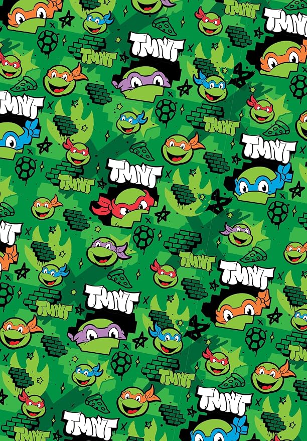 Amazon.com: Danilo Promotions LTD Teenage Mutant Ninja Turtles Wrapping ...