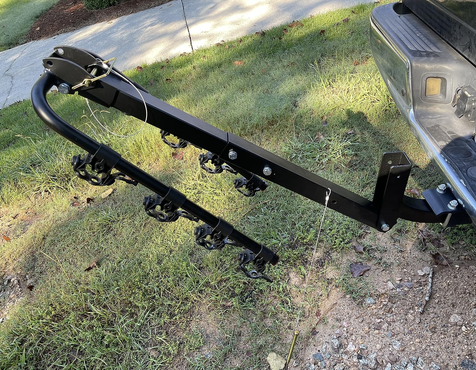 $11/mo - Finance WEIZE 3-Bike Hitch Mount Rack with 1-1/4" and 2" Hitch ...