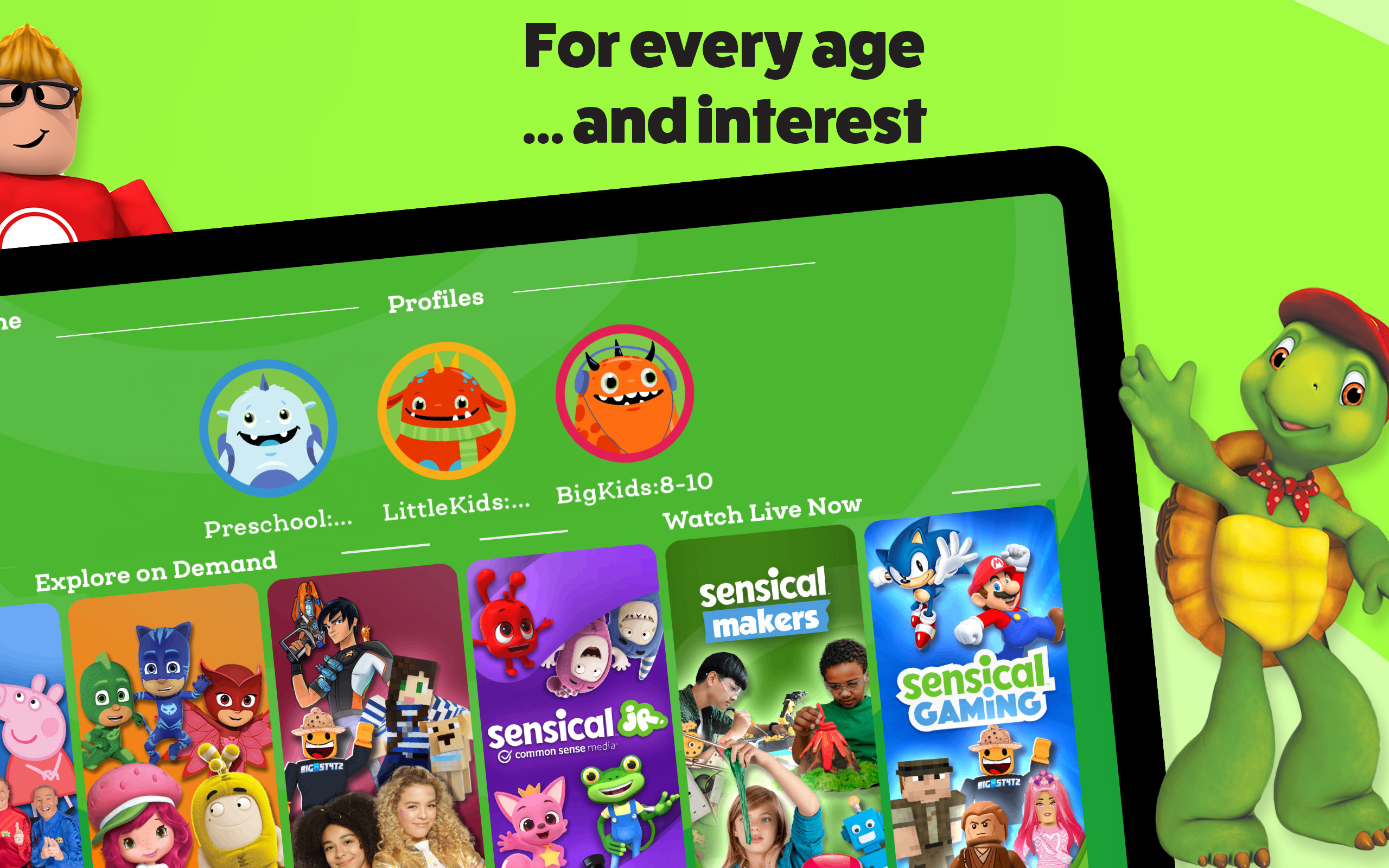 SENSICAL: the SAFEST FREE streaming for KIDS The ONLY app backed by ...