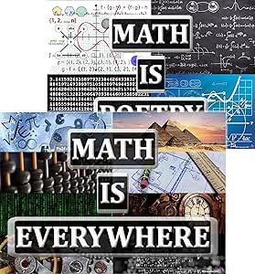Amazon.com: ‘Math Is Everywhere’ and ‘Math Is Poetry’ Posters ...