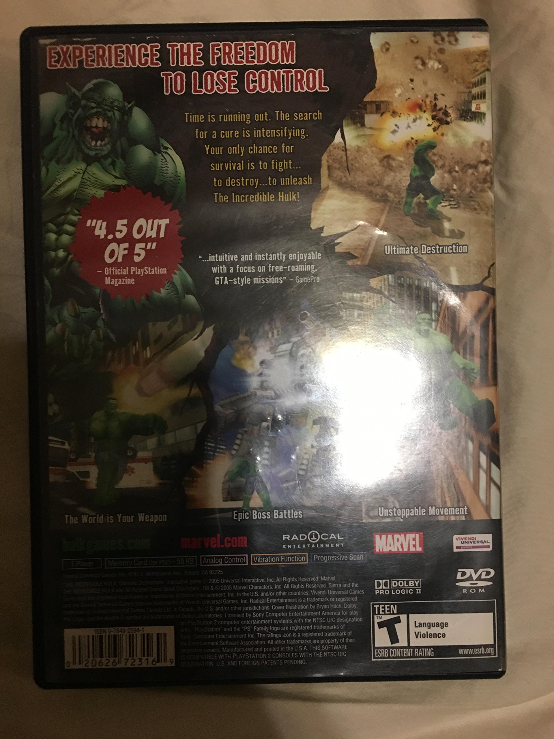 The Incredible Hulk Ultimate Destruction Xbox