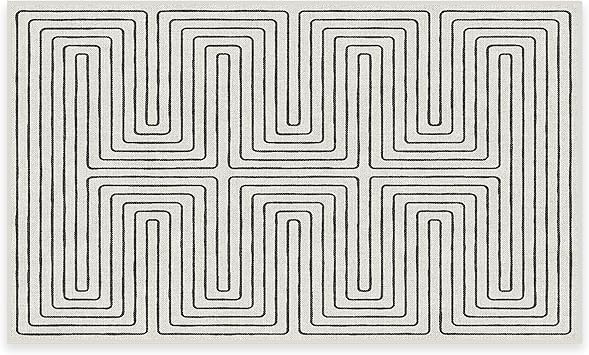 Amazon.com: RUGGABLE x Jonathan Adler Machine Washable Modern Area Rug ...