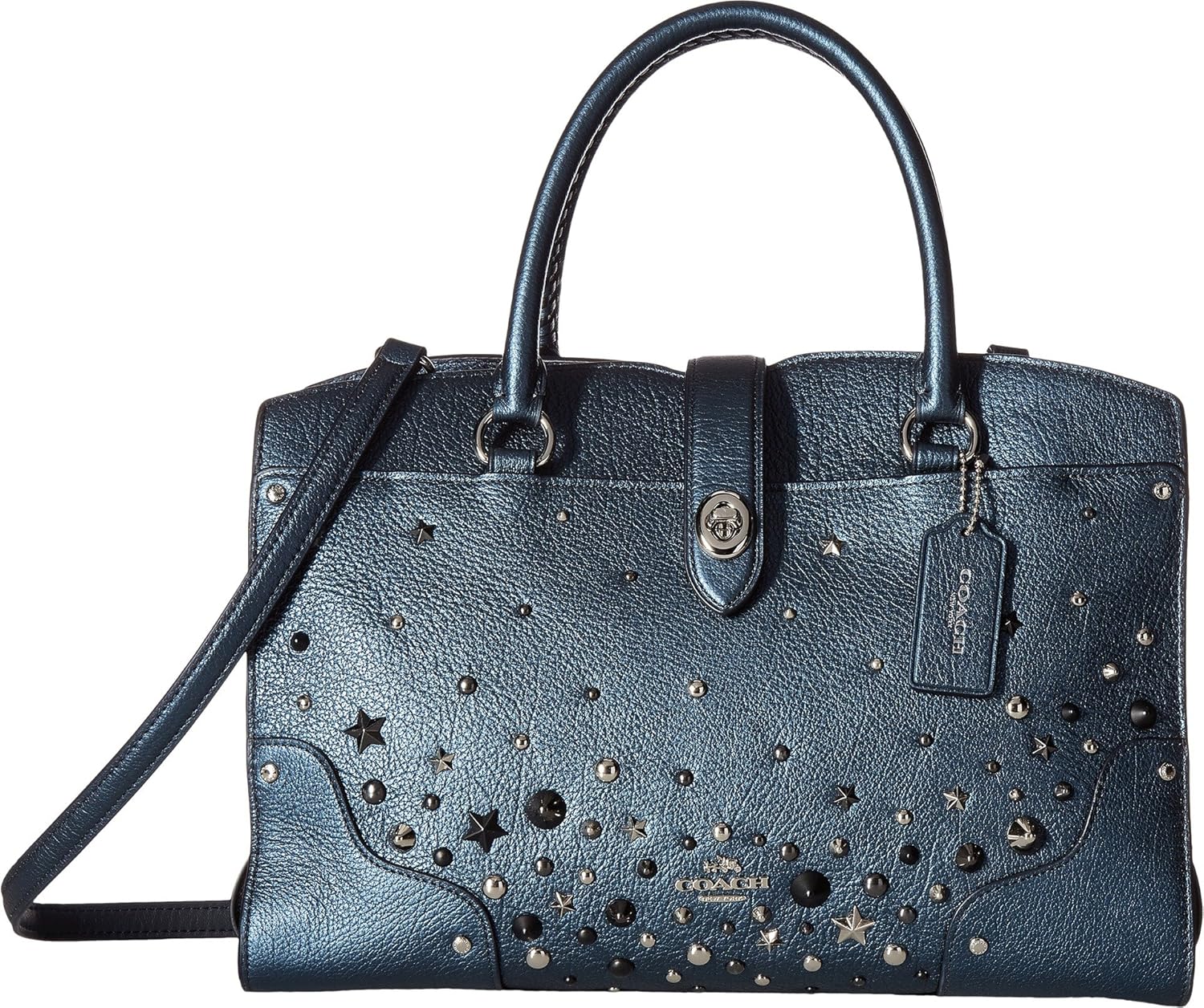 Coach Mercer 30 Ladies Large Leather Satchel Handbag 59497 : Amazon.ca ...