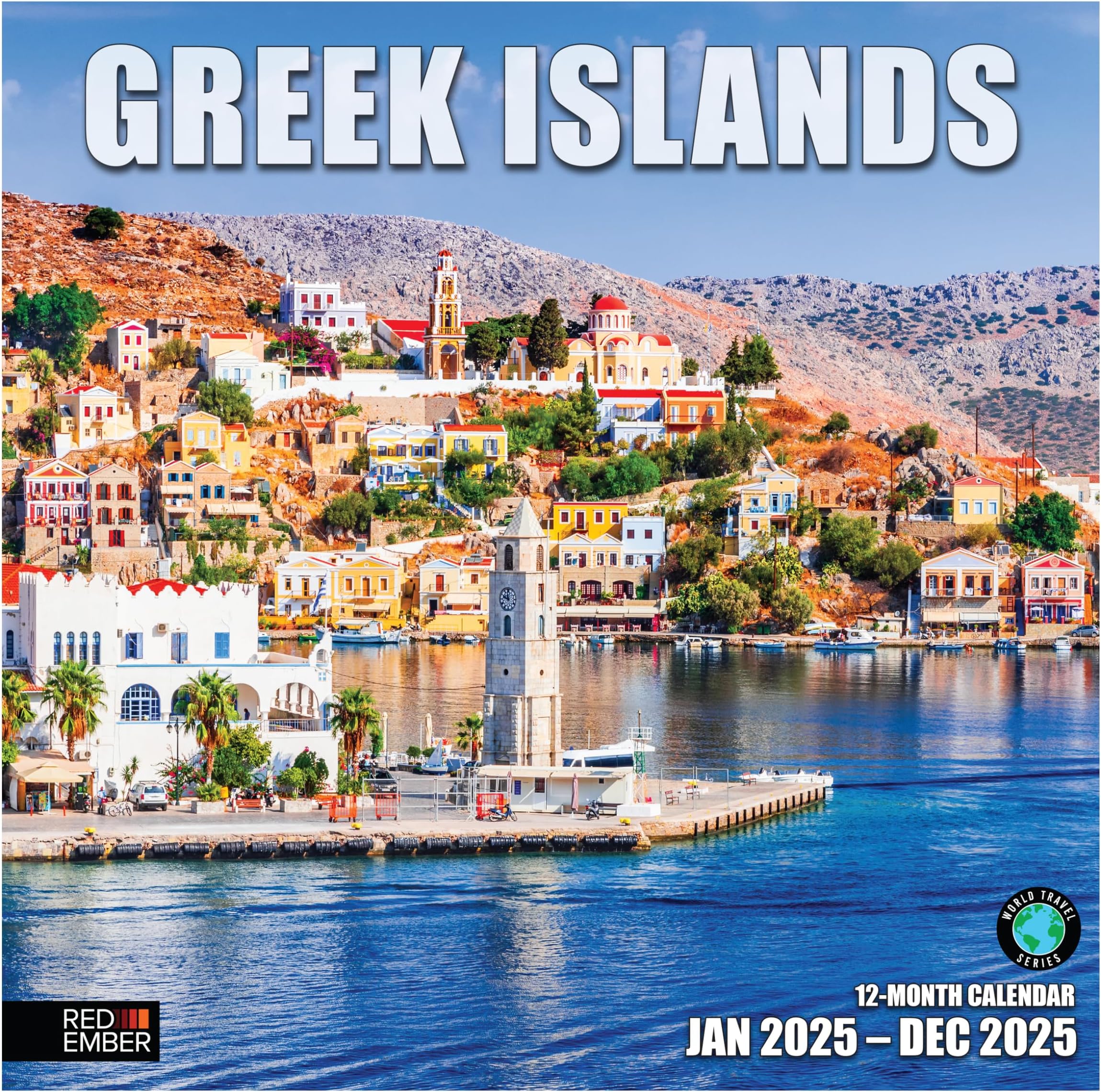 Amazon.com: 2025 Greek Islands Wall Calendar, 12X12, Avonside ...