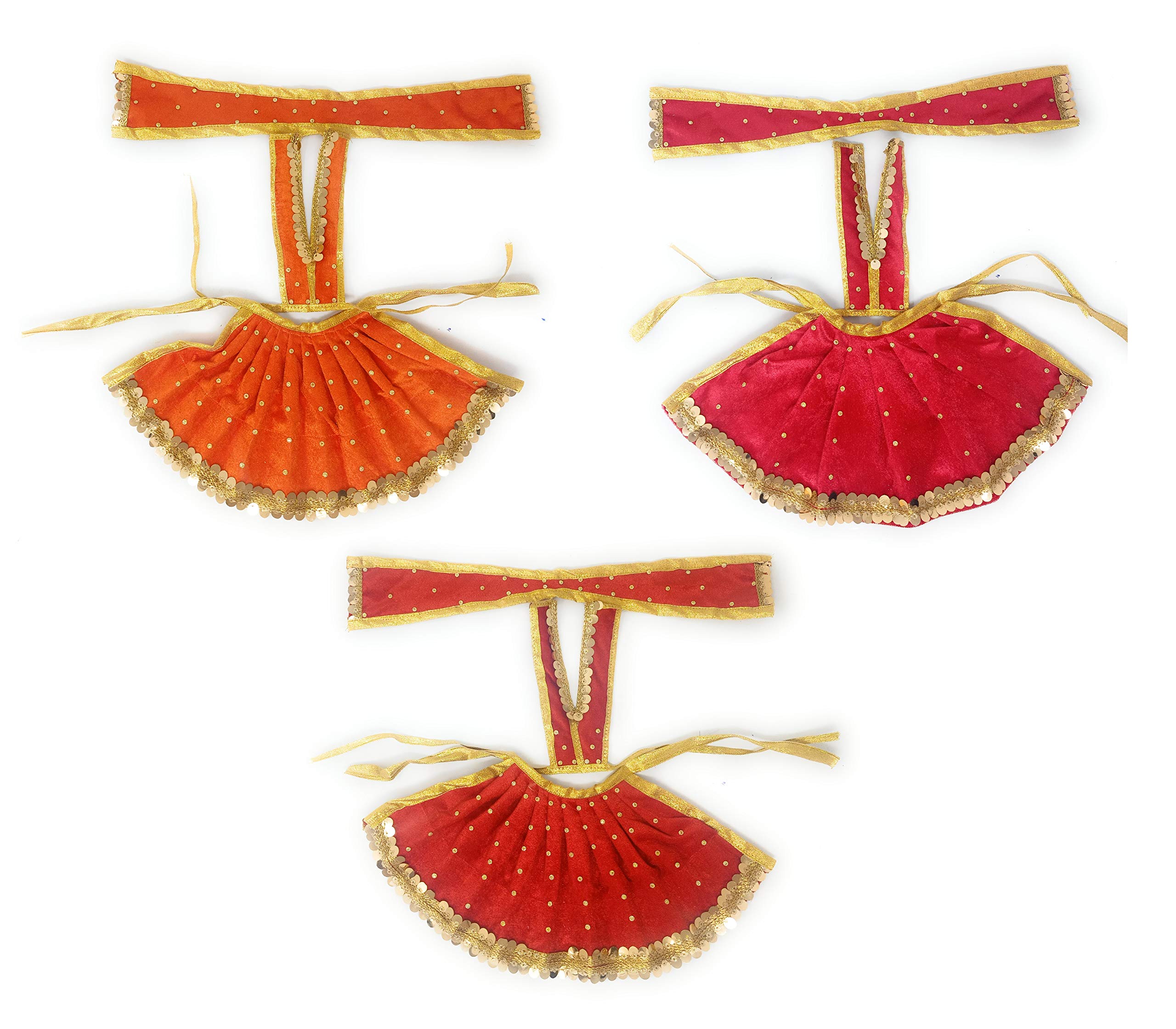 Buy Pack Of 3 Winter Velvet Beautiful Handmade Navratri Mata Rani ...
