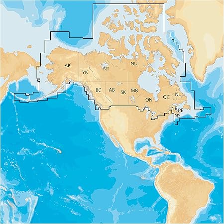 Amazon.com: Navionics Plus Regions South Marine and Lake Charts on SD ...