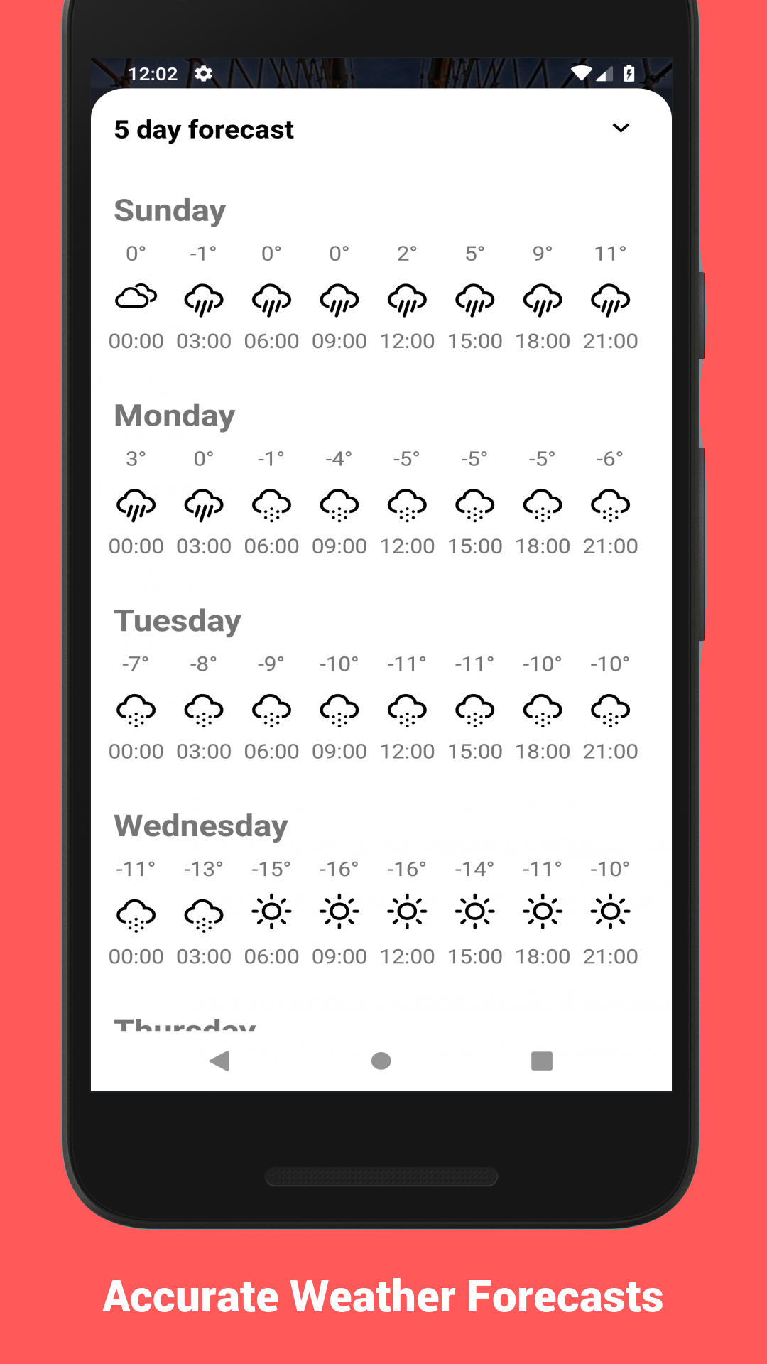 Bowvie Weather: Accurate 5 Day Forecast & Tracking - App on Amazon Appstore