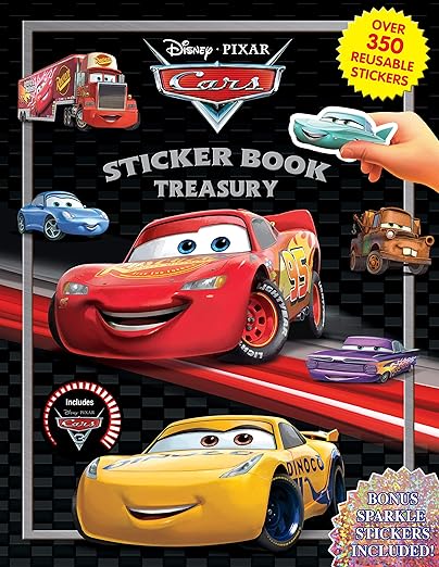 Disney/Pixar Cars Sticker Book Treasury : Phidal Publishing Inc: Amazon ...