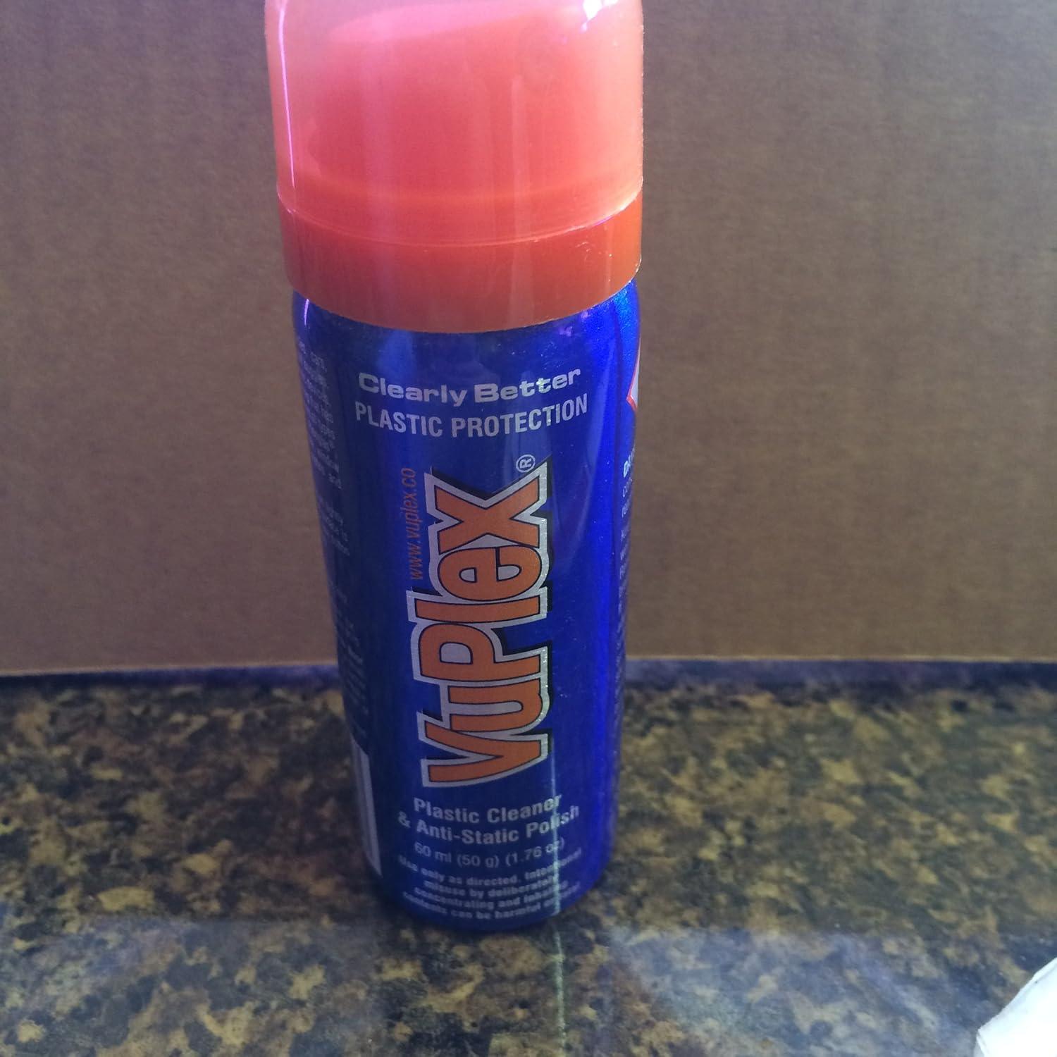 VuPlex Plastic/Glass Cleaner Anti-Static Polish 50g small spray ...