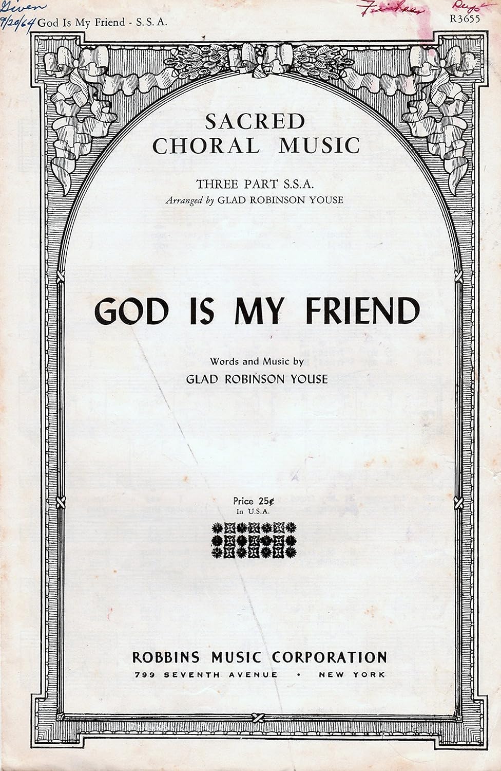 God Is My Friend: Glad Robinson Youse: Amazon.com: Books