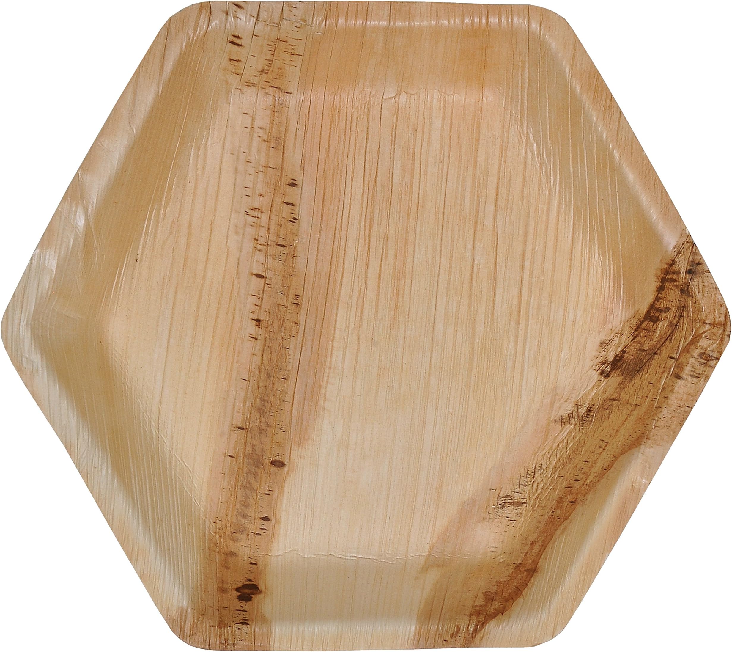 Amazon.com: AnyDesign 30pcs Pastel Hexagonal Paper Plates with Metallic ...