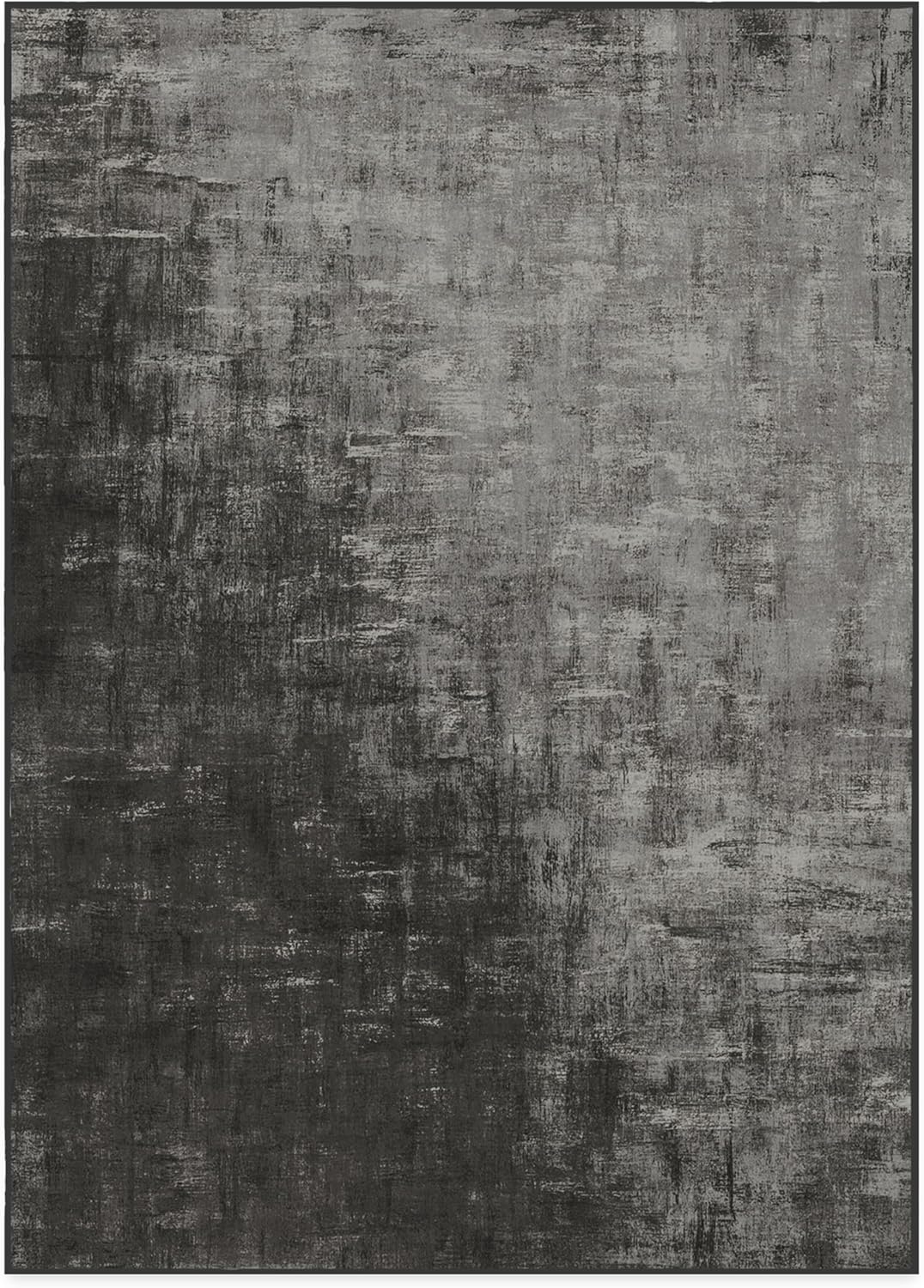 Amazon.com: RUGGABLE Washable Modern Area Rug – Impasto Greyscale 10x14 ...