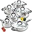 Amazon.com: WearEver A834S974 Cook & Strain Stainless Steel 10-Piece ...