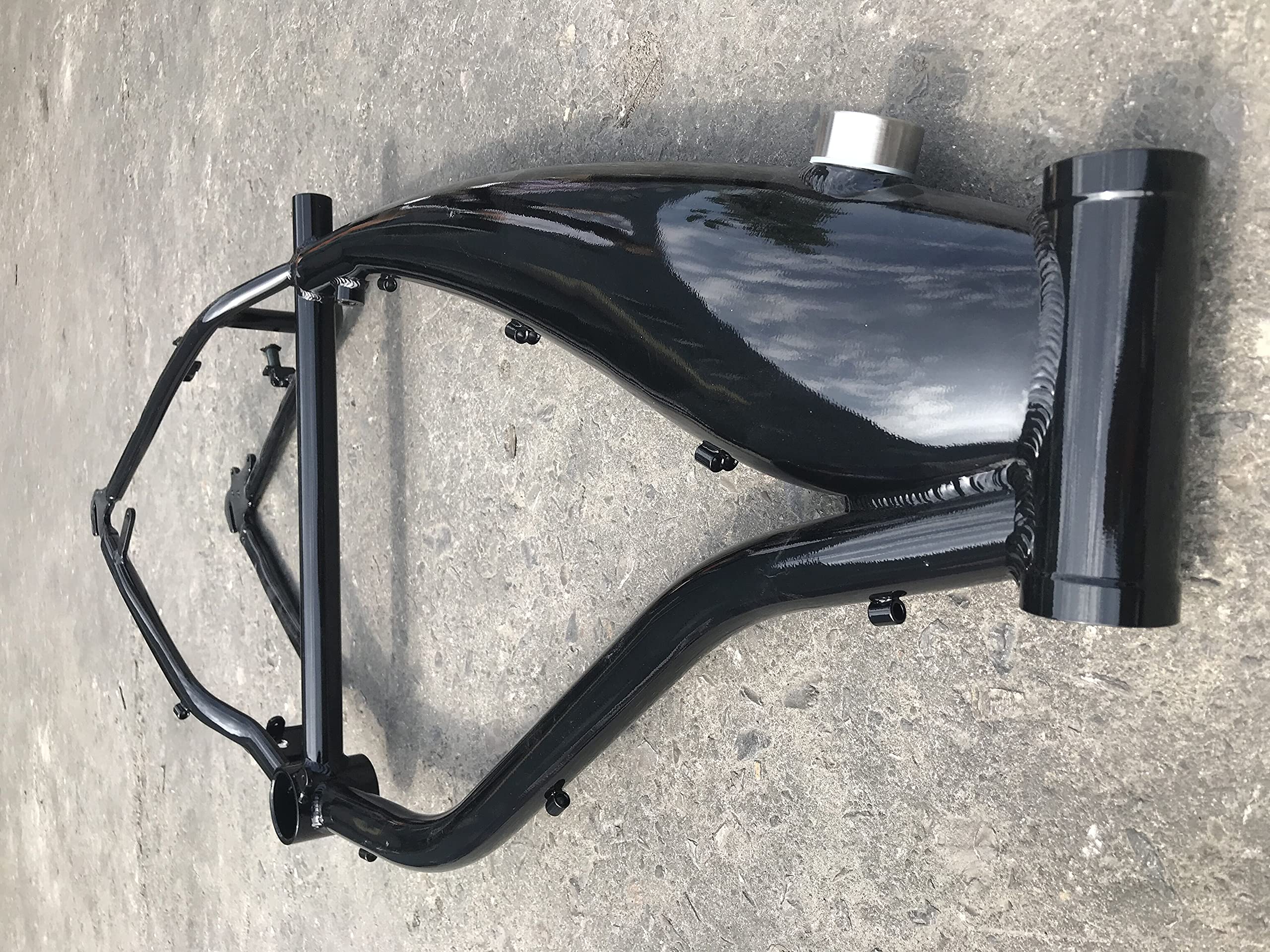 CDHPOWER Bicycle Gas Frame w/2.4L Fuel Tank, Gas Motorized Bicycle 66cc ...