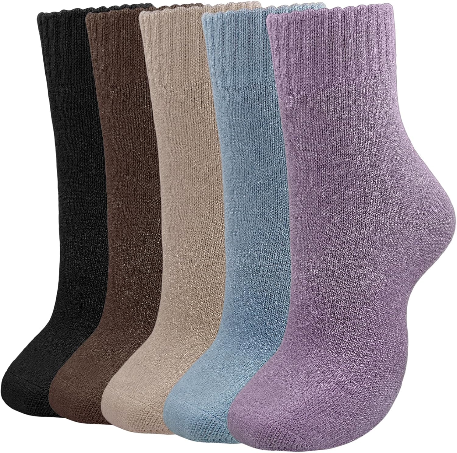 Tikeiuo Winter Warm Thermal Socks for Women Men Extra Thick Insulated ...