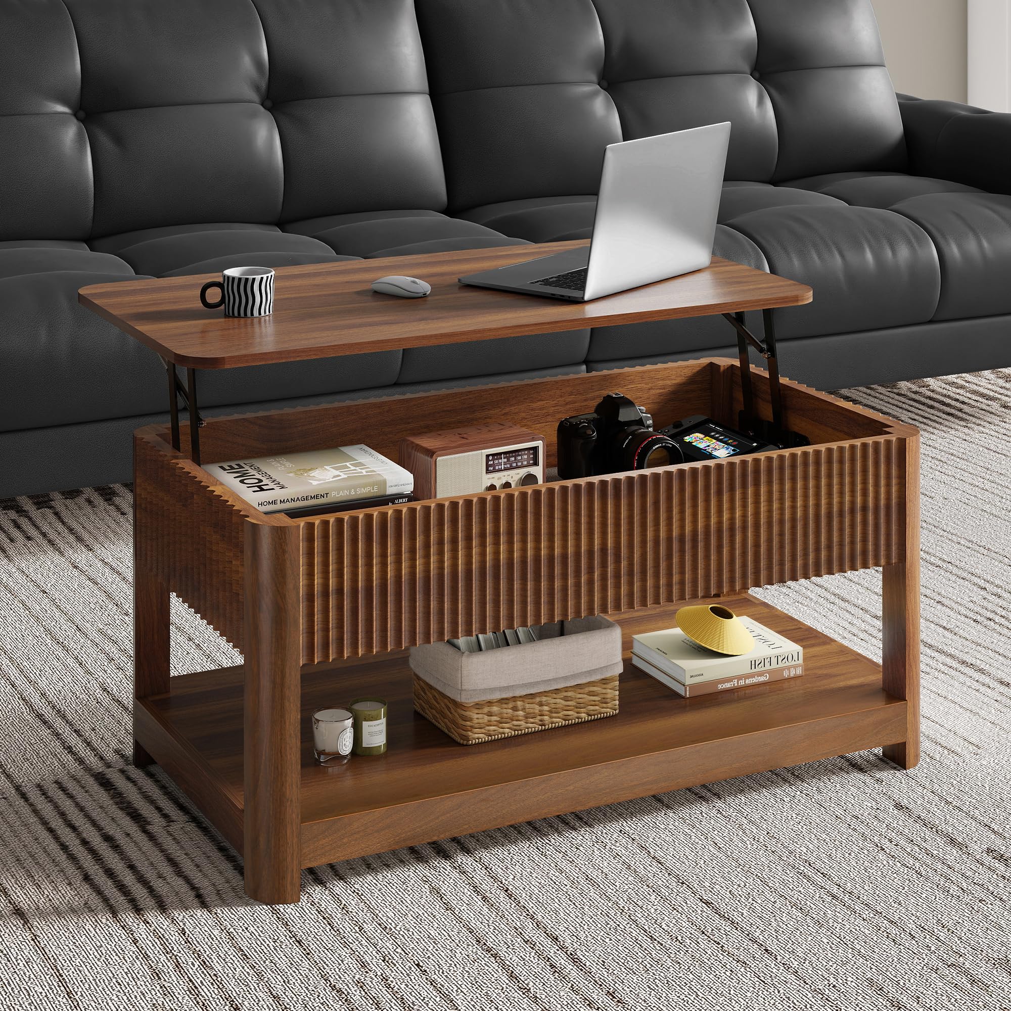 Triangle Lift Top Coffee Table