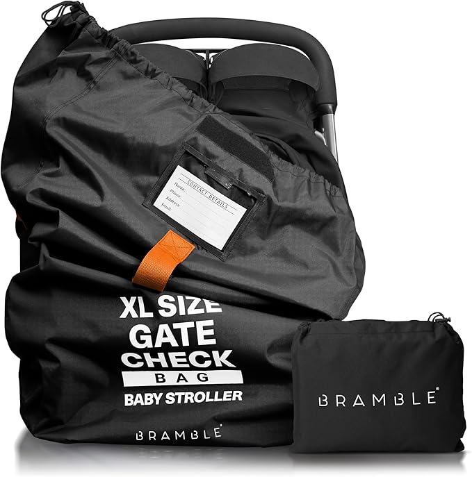 Amazon.com : Bramble Extra Large Gate Check Stroller Bag for Airplane ...