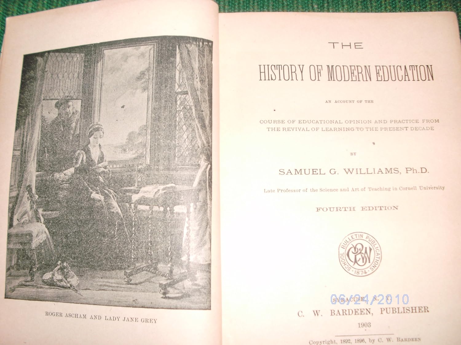 The History of Modern Education: Ph. D. Samuel G. Williams: Amazon.com ...