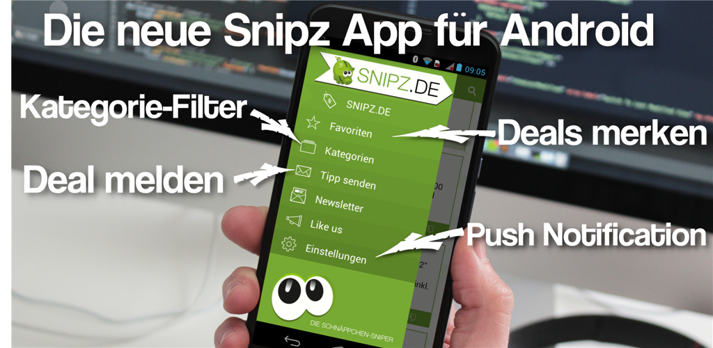 Snipz - deine Schnäppchen App-App im Amazon Appstore