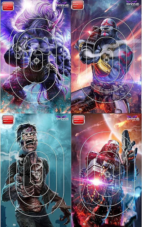 Amazon.com : Mythical Creature Paper Targets 16" X 22", 10 Pack of ...