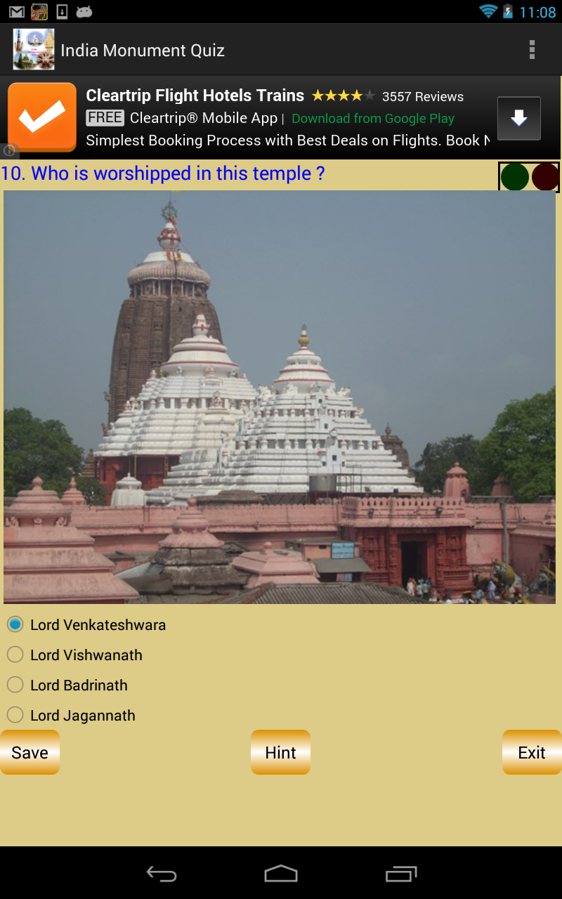 India Monument Quiz - App on Amazon Appstore