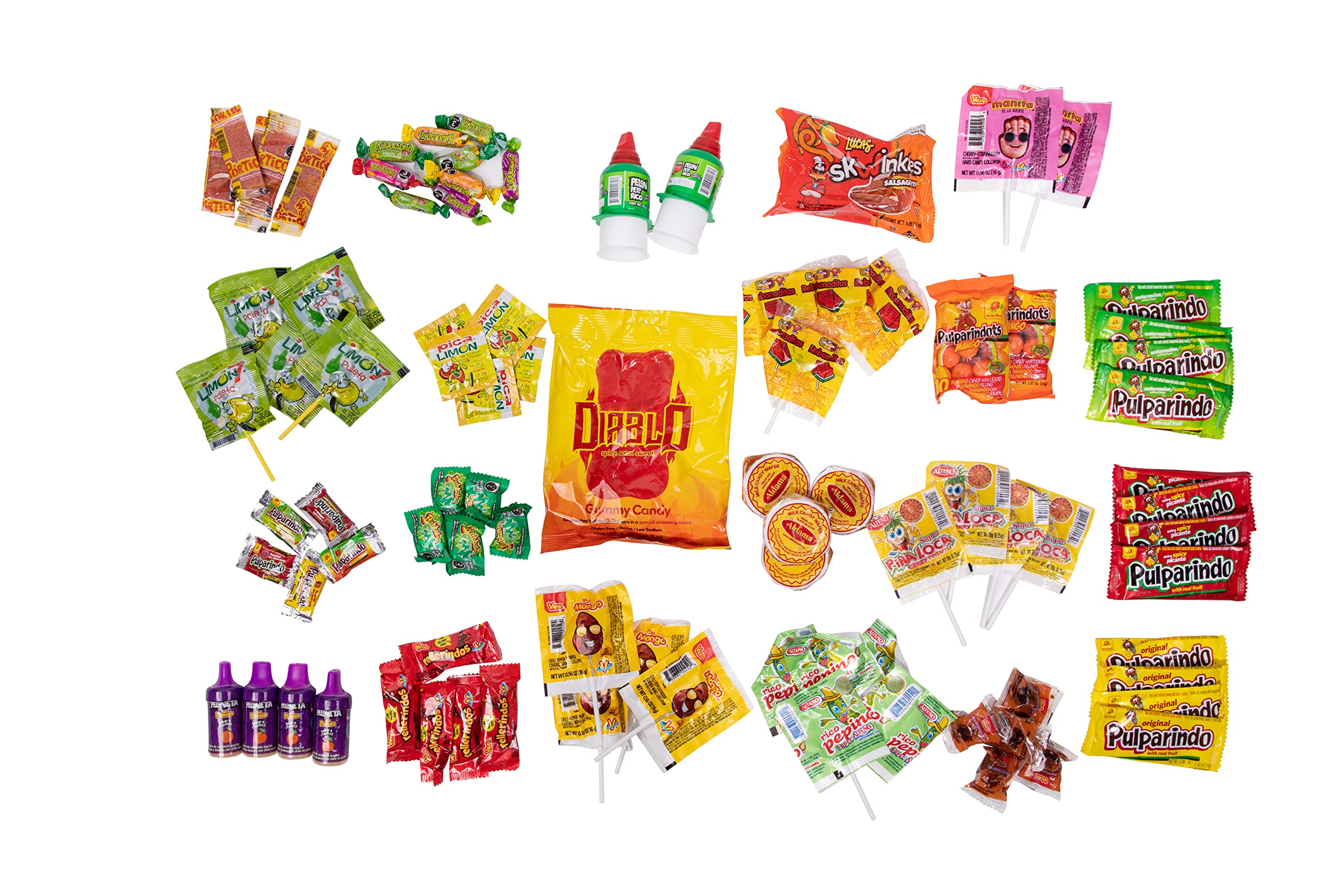 Mexican Candy Variety Mix (90 Count) Assortment of Spi...B09LXFWFD5 ...