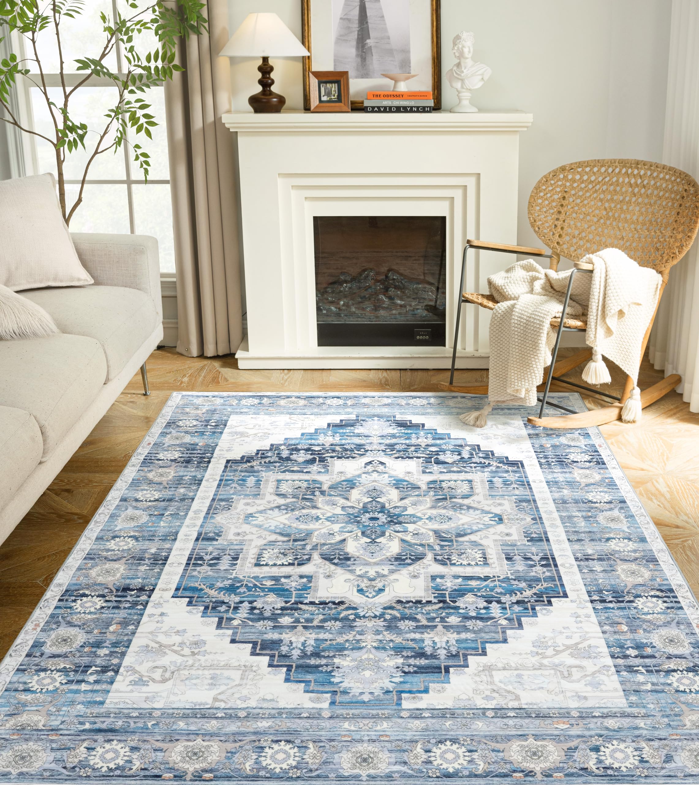Amazon.com: DriftAway Area Rug 5x7 Washable Rugs for Living Room Non ...
