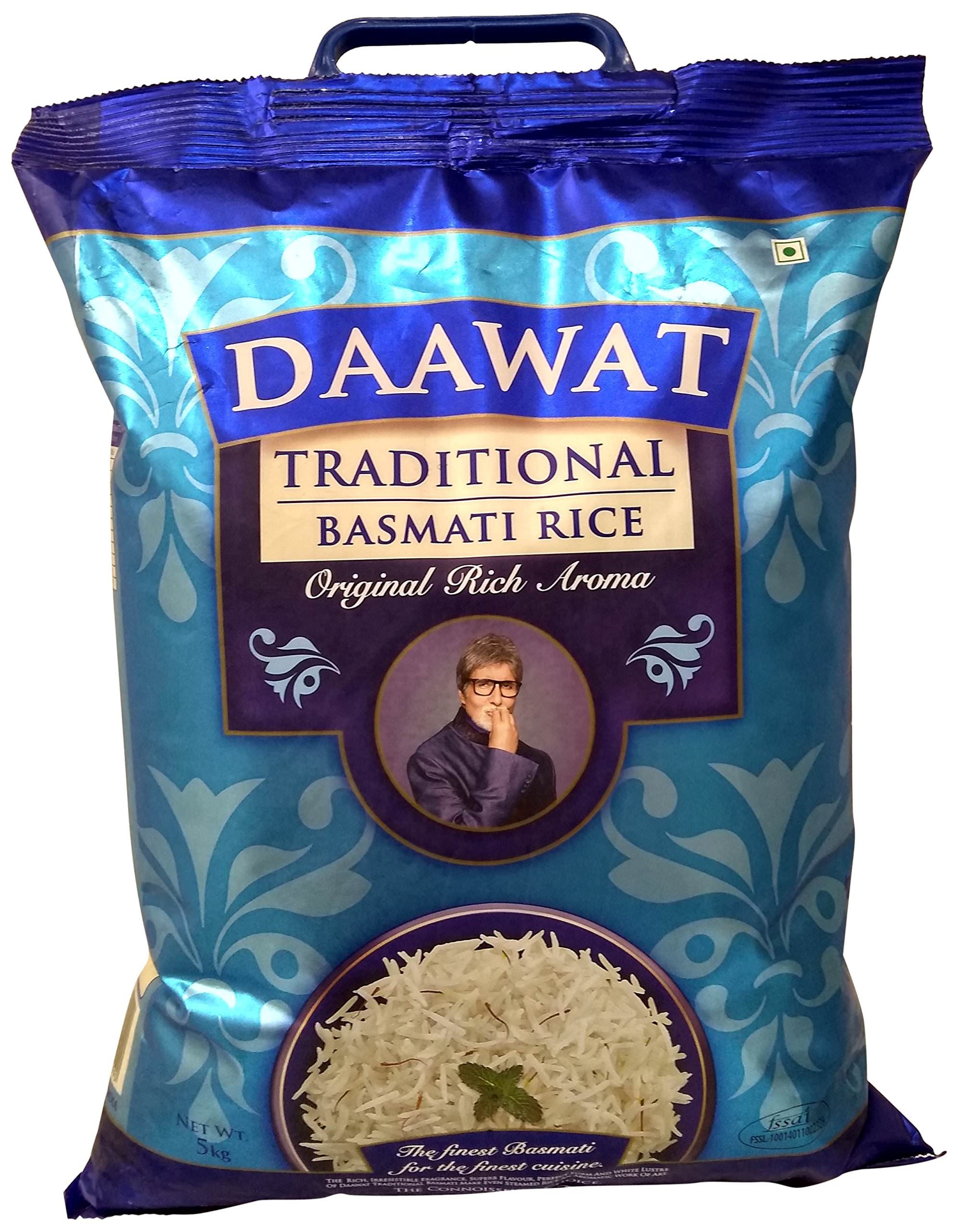 Daawat Rice - Traditional Basmati Rice, 5kg Bag : Amazon.in: Grocery ...