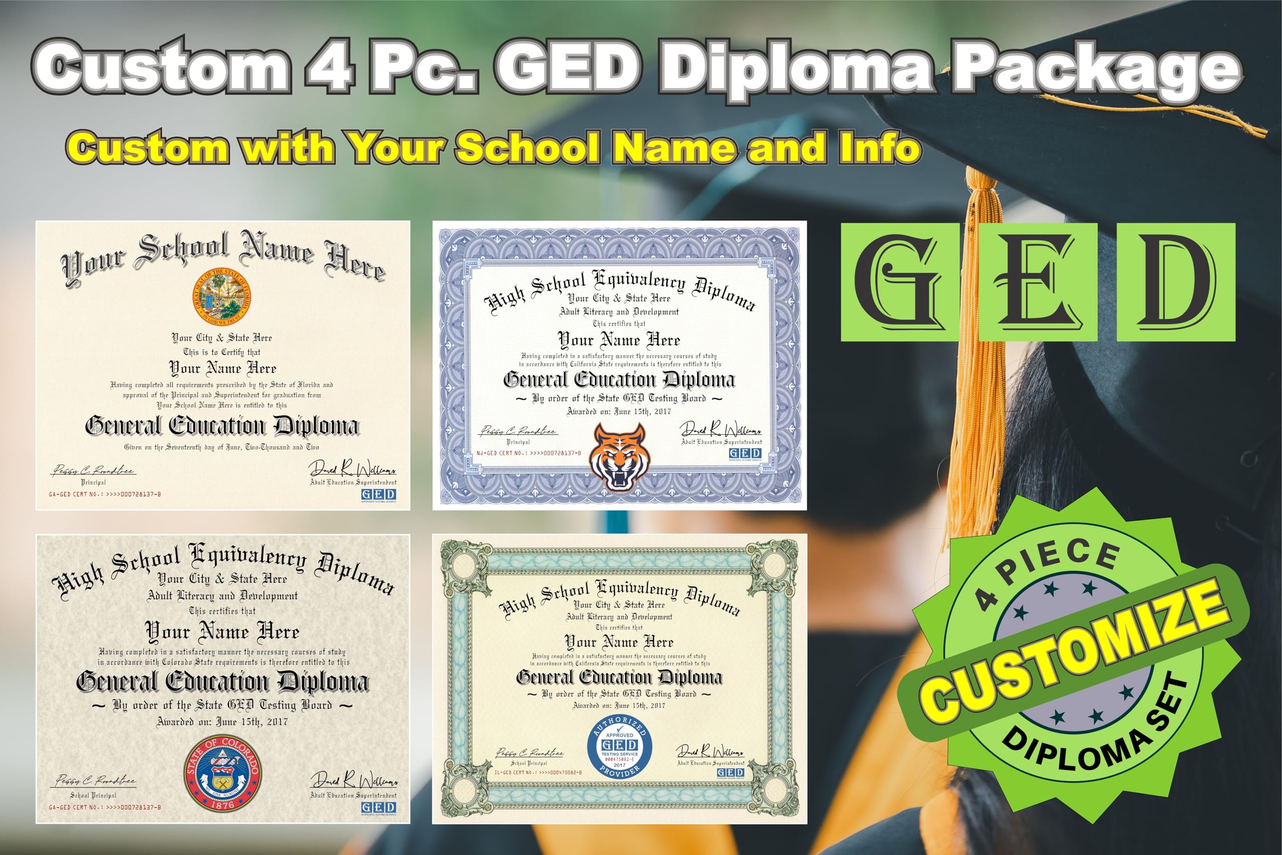 Diploma De Ged De Escuela Secundaria Revalidación Del GED En México