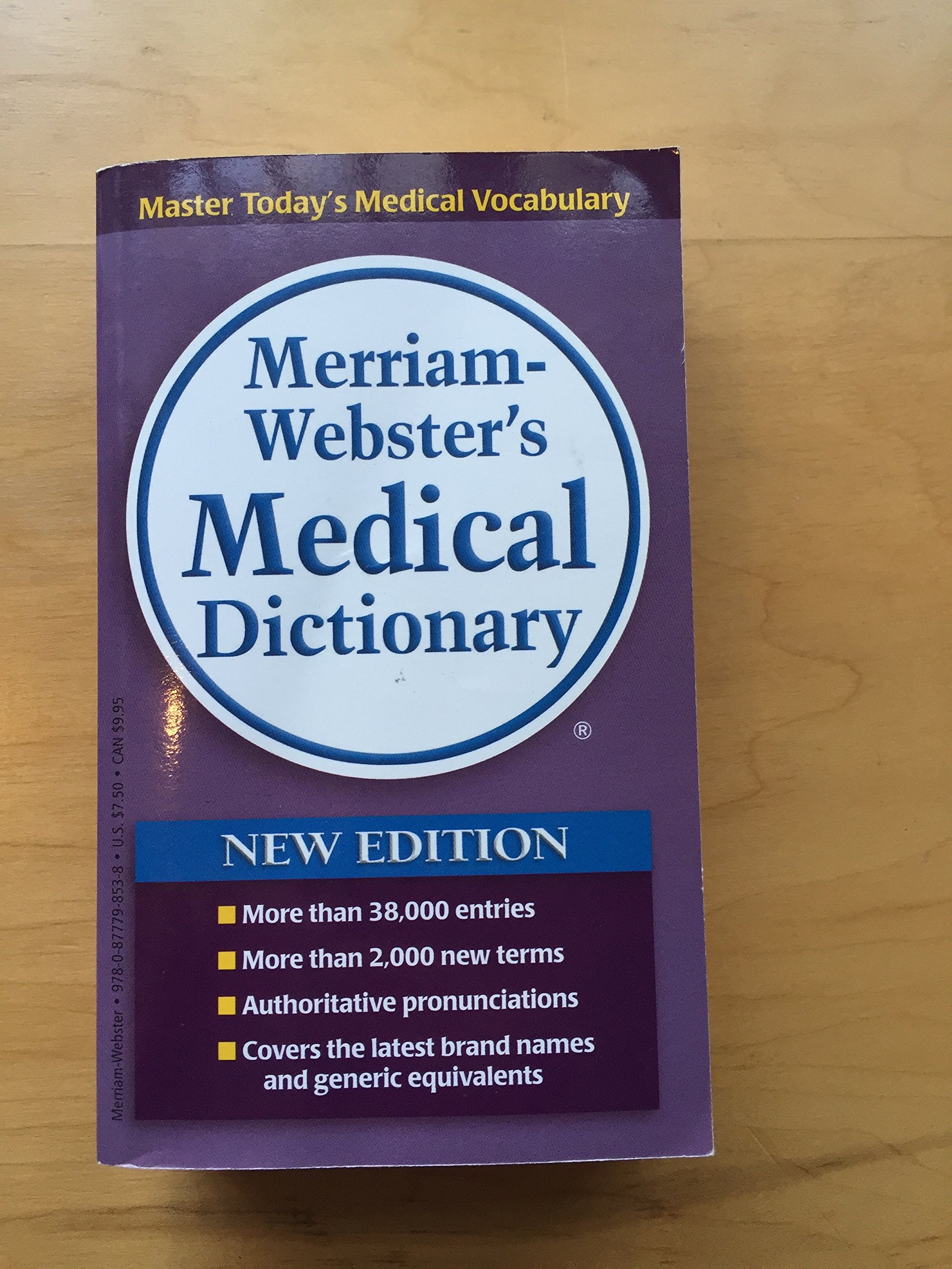 Merriam-webster's Medical Dictionary: Merriam-Webster: 9780877798538 ...