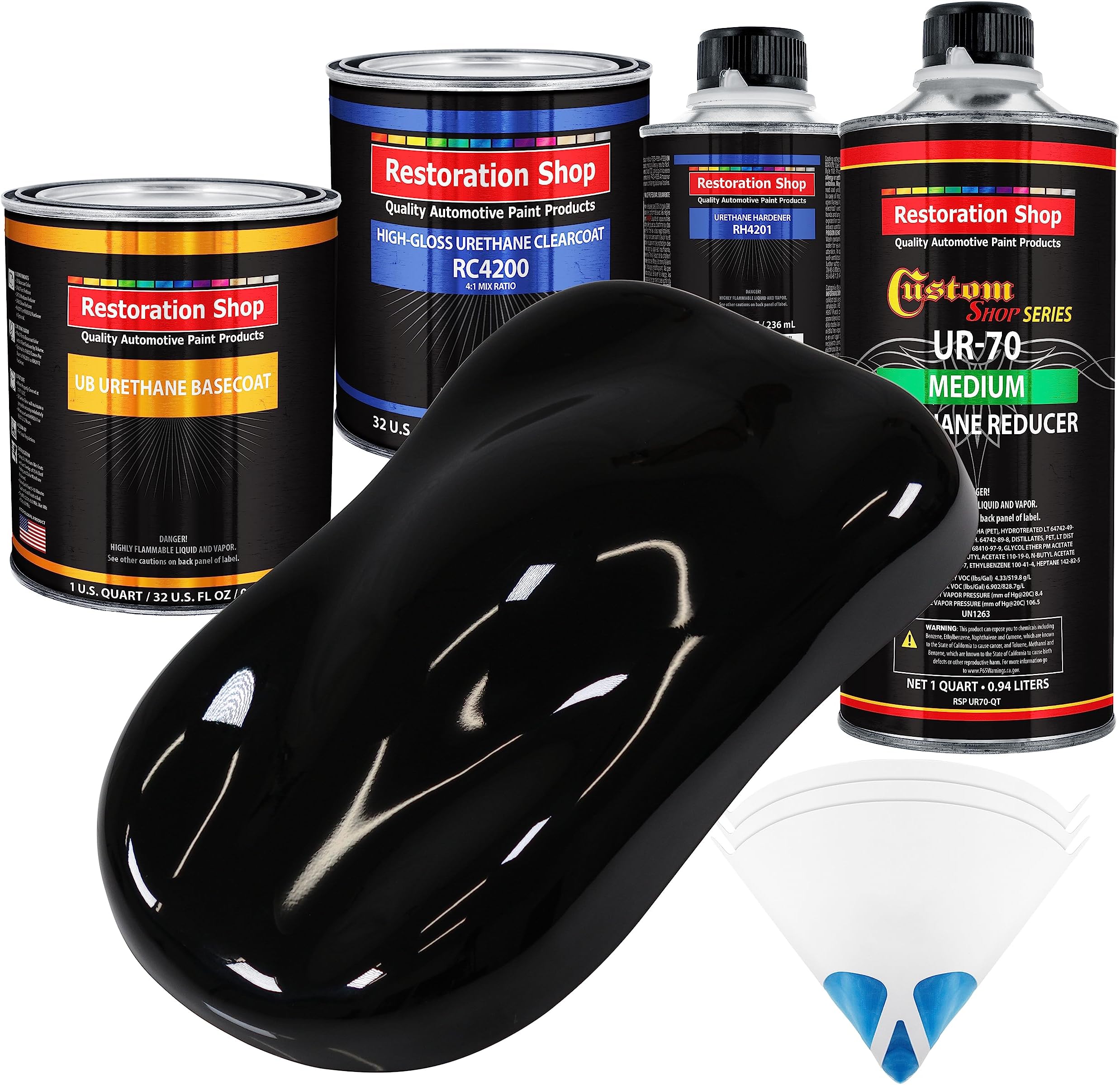 Amazon.com: Speedokote Gloss Black 2K Acrylic Urethane, 4:1 Gallon ...